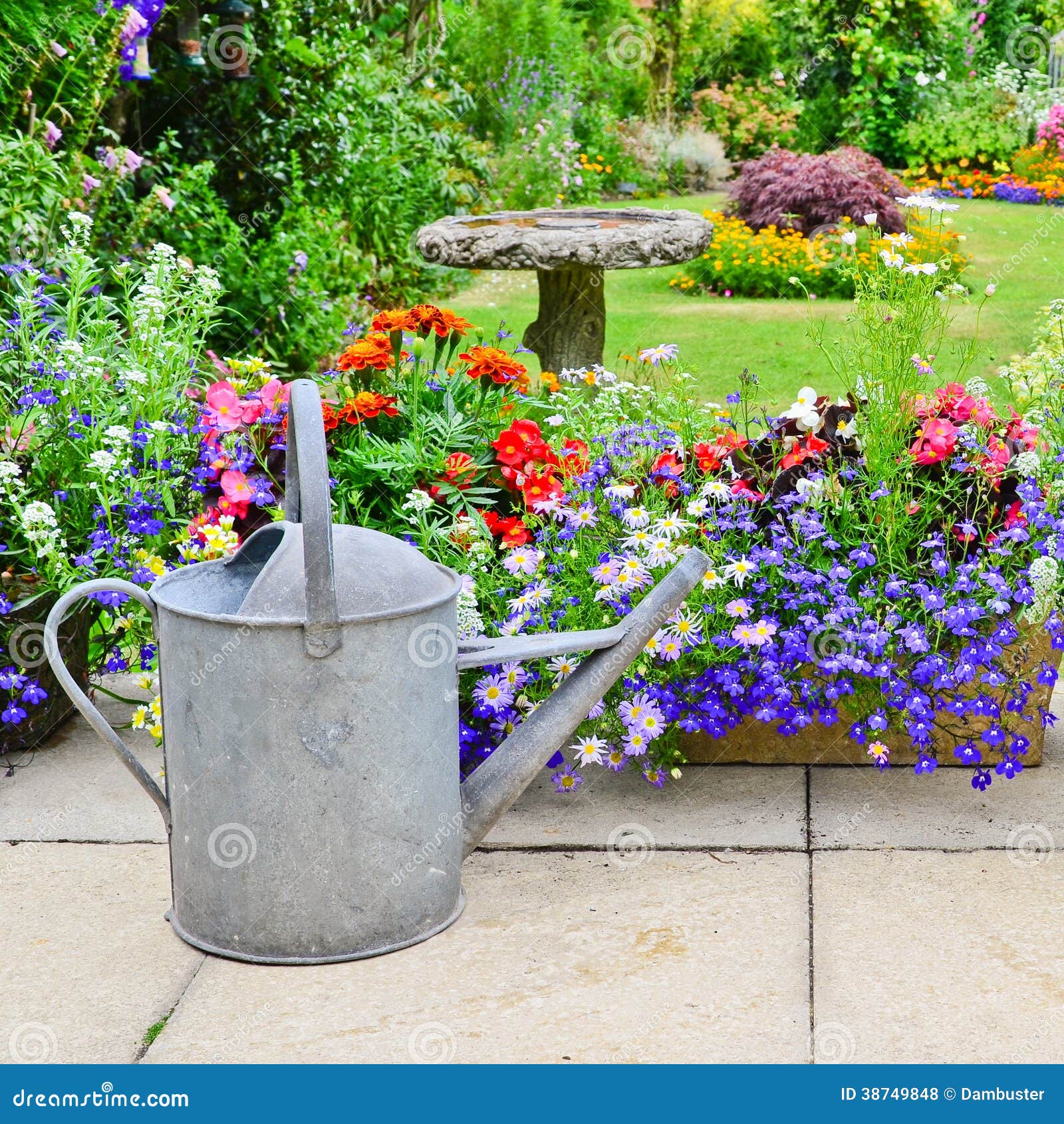 De Engelse Tuin Van Het Land Stock Foto - Image of bloeien, botanisch ...