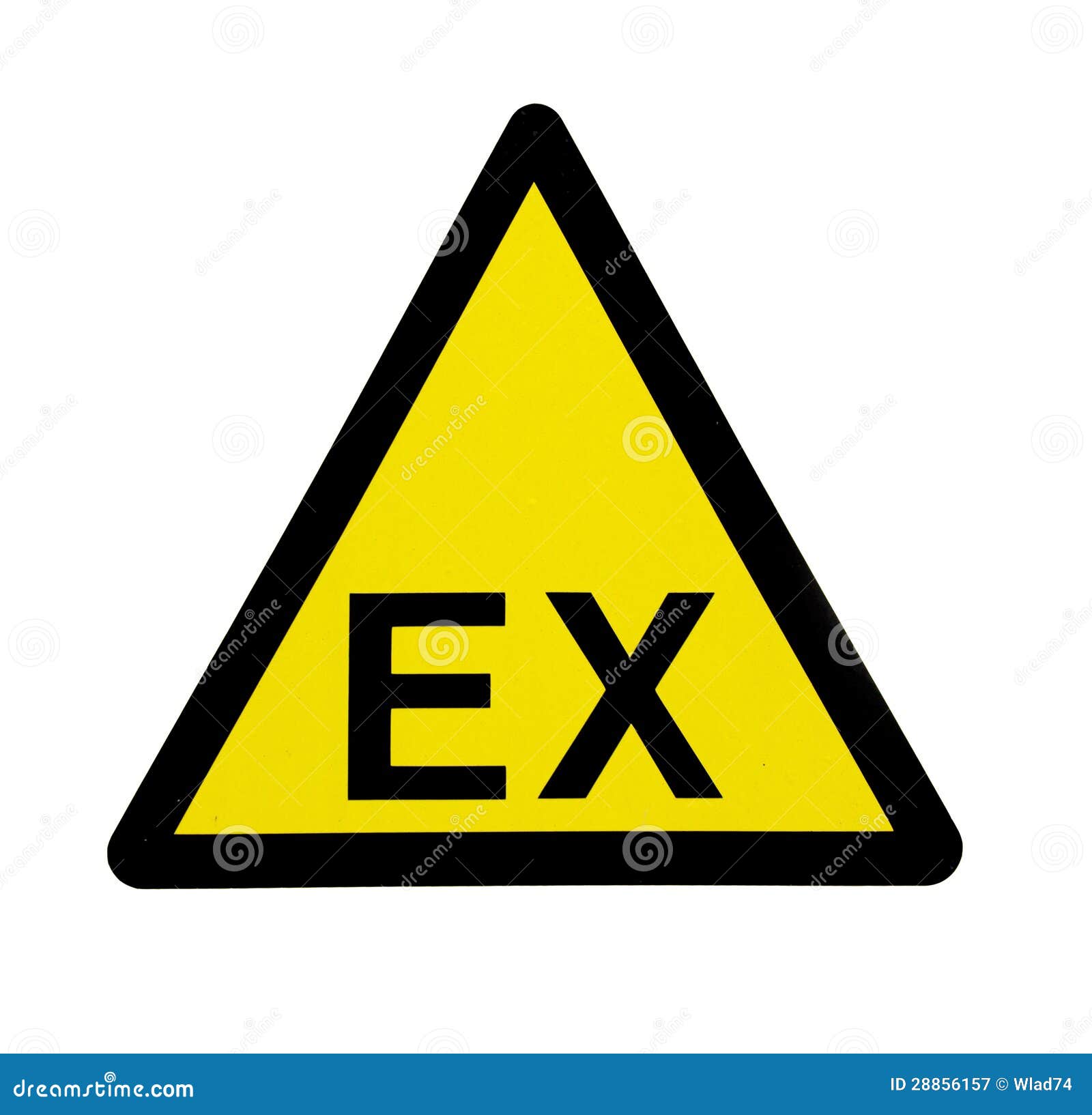 De Explosieve Atmosfeer Van Het Tekengevaar Stock Afbeelding - Image of ...