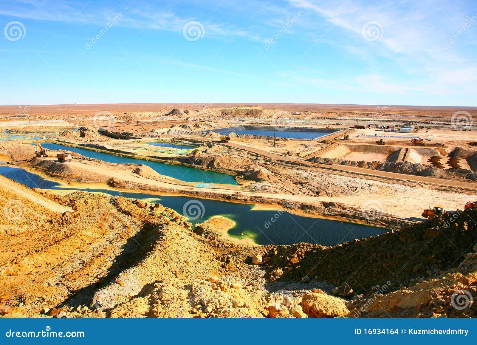 De extractie van het koper stock foto. Image of horizontaal - 16934164