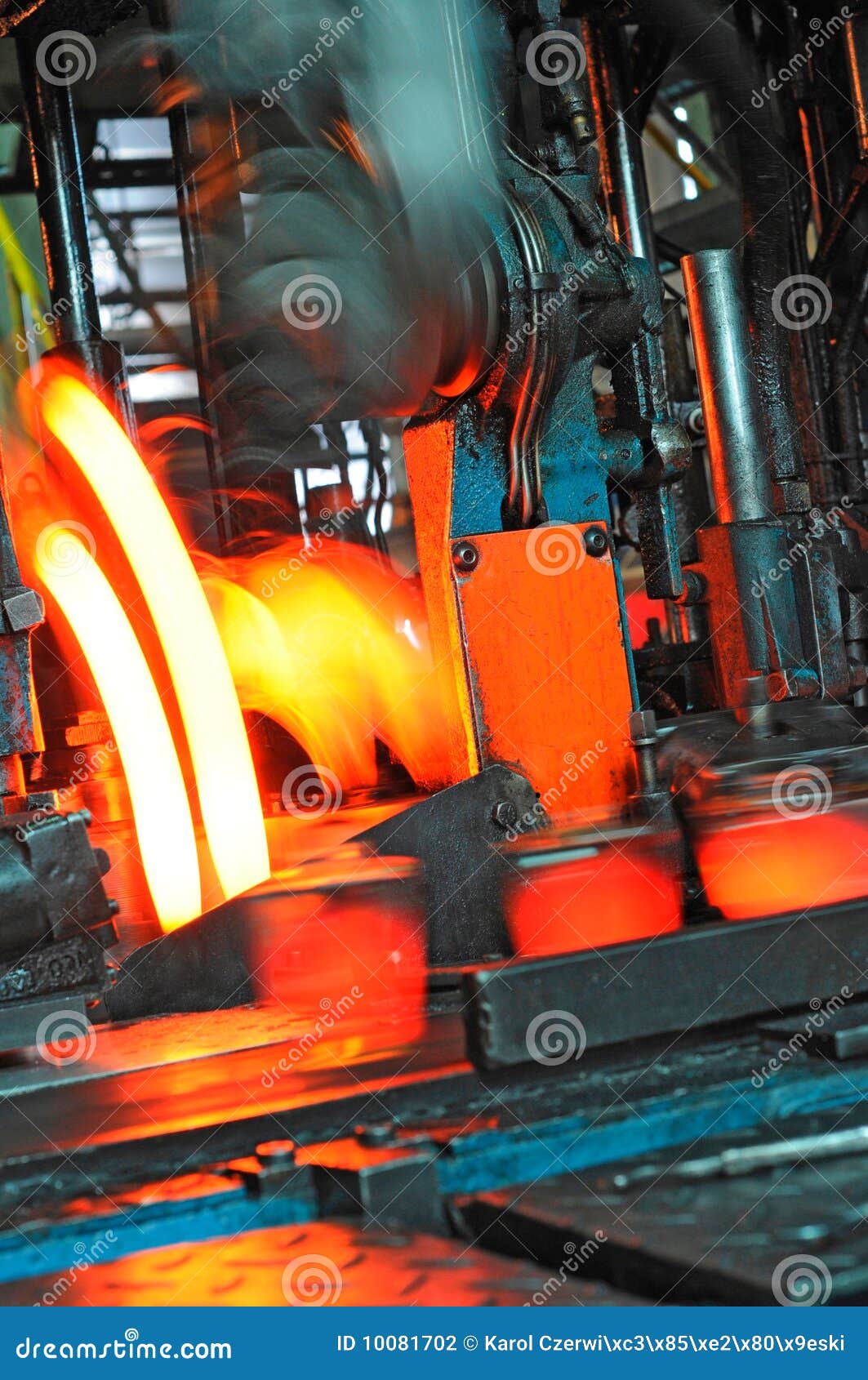 De fabriek van de machine stock foto. Image of gieterij - 10081702