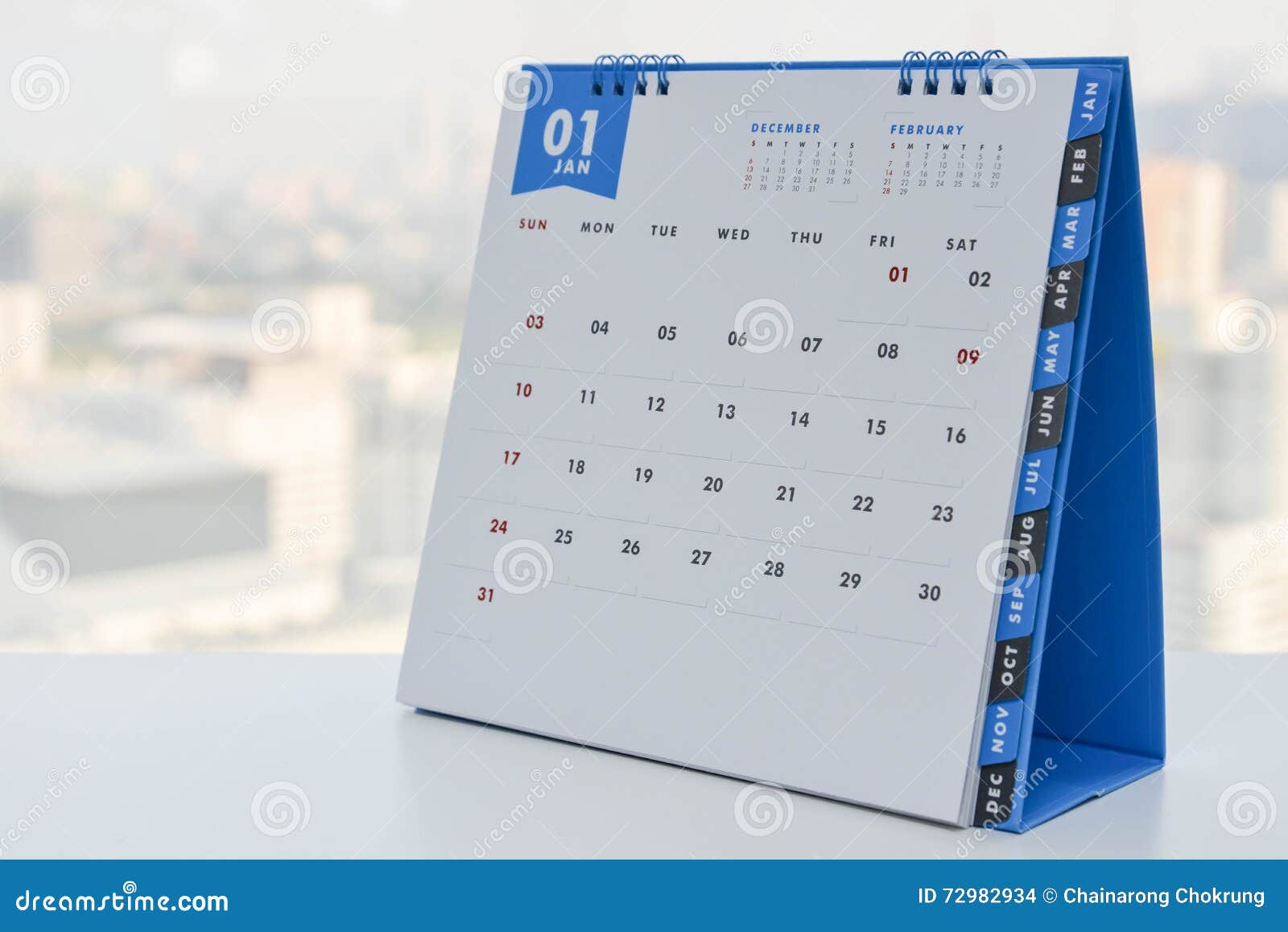 De Fin Calendrier - De Janvier Photo stock - Image du saut, affaires ...
