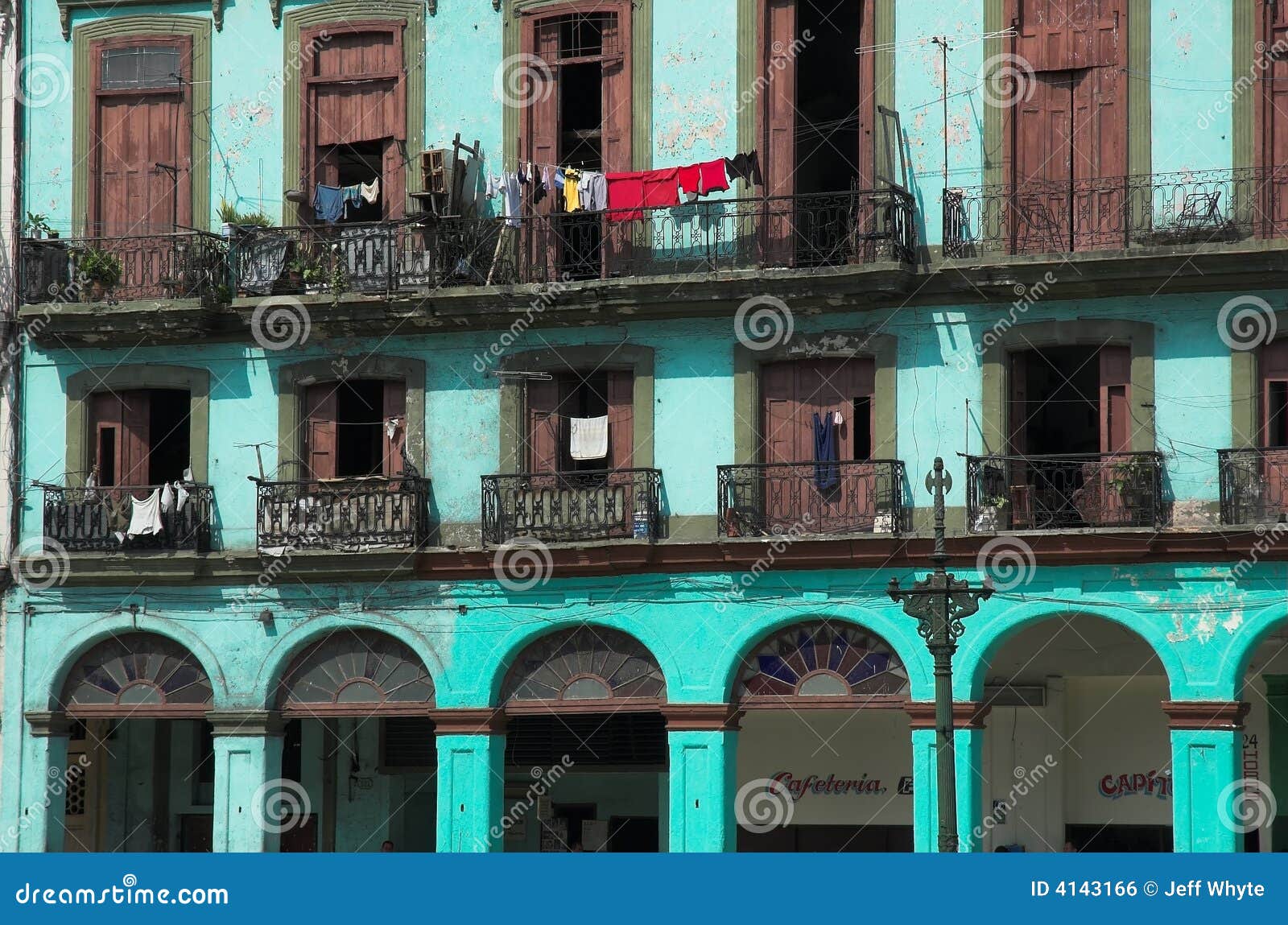 De flats van Havana, Cuba stock foto. Image of havanna - 4143166