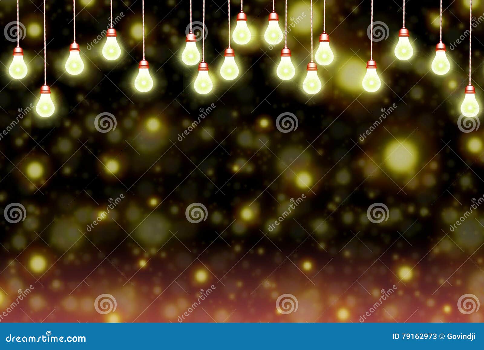 De Focused Circles Texture Abstract Design Background with Bulb Light ...