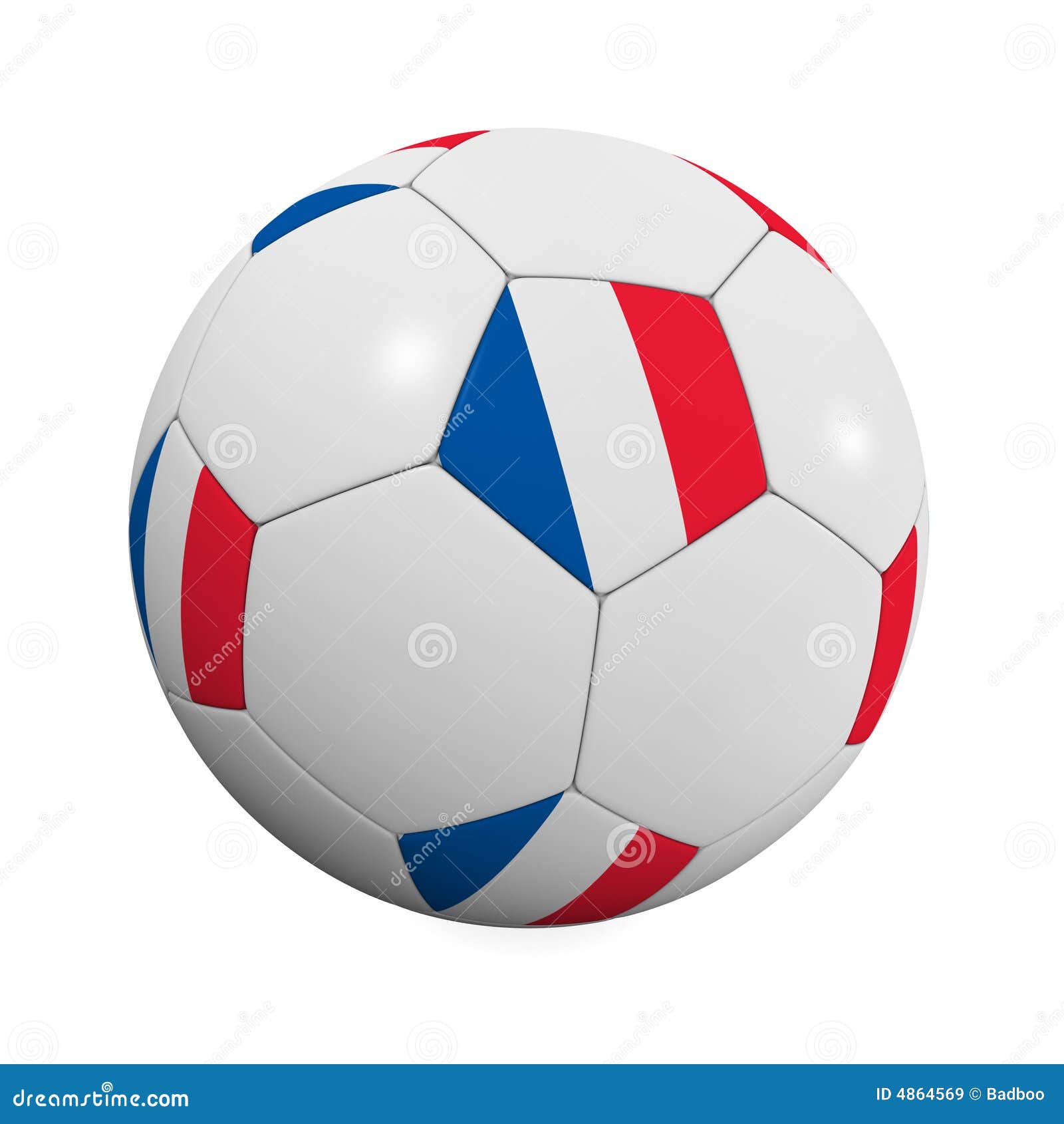 De Franse Bal Van Het Voetbal Stock Illustratie - Illustration of frans ...