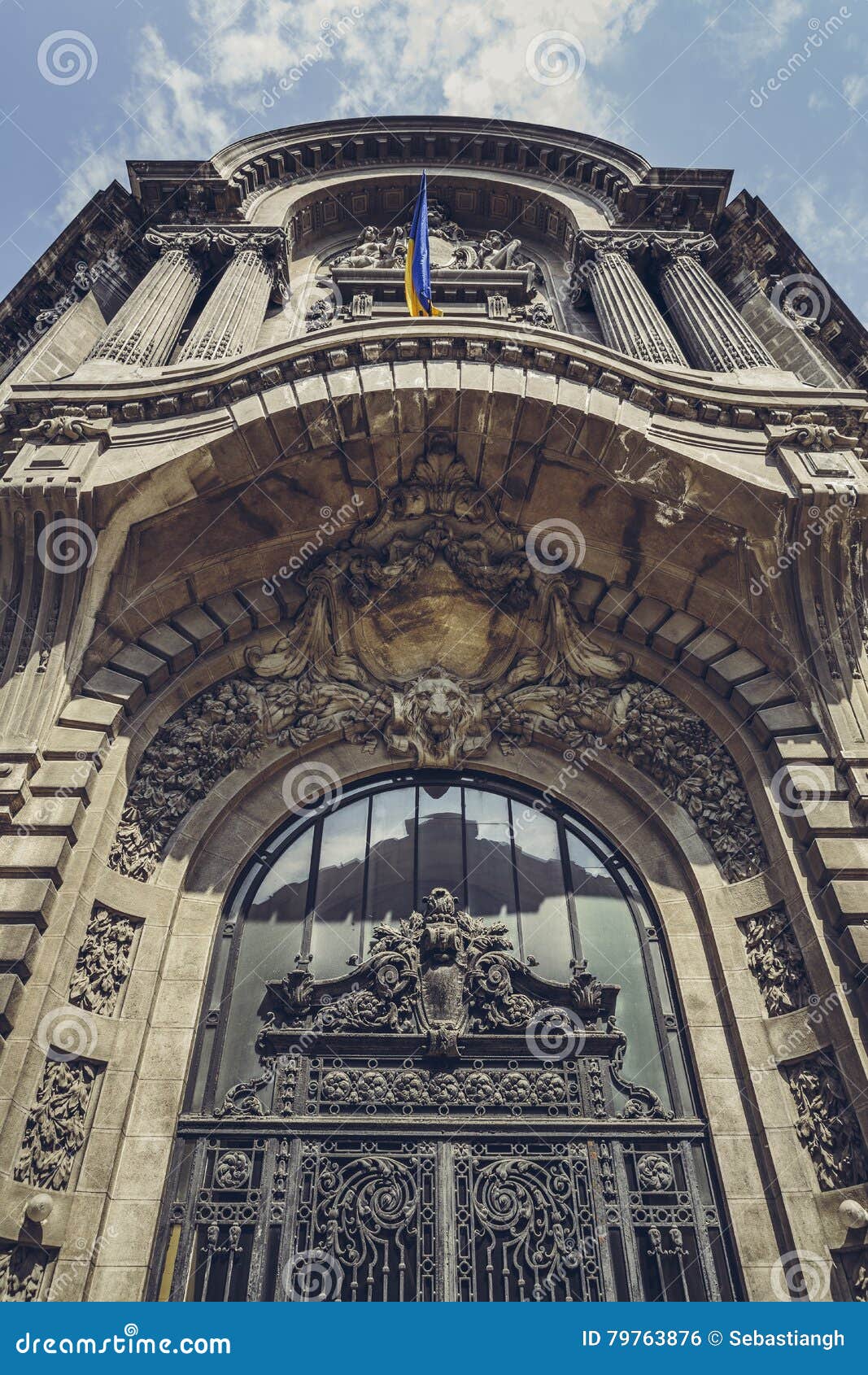 De Frontispice Van Het Beurspaleis Redactionele Foto - Image of ...