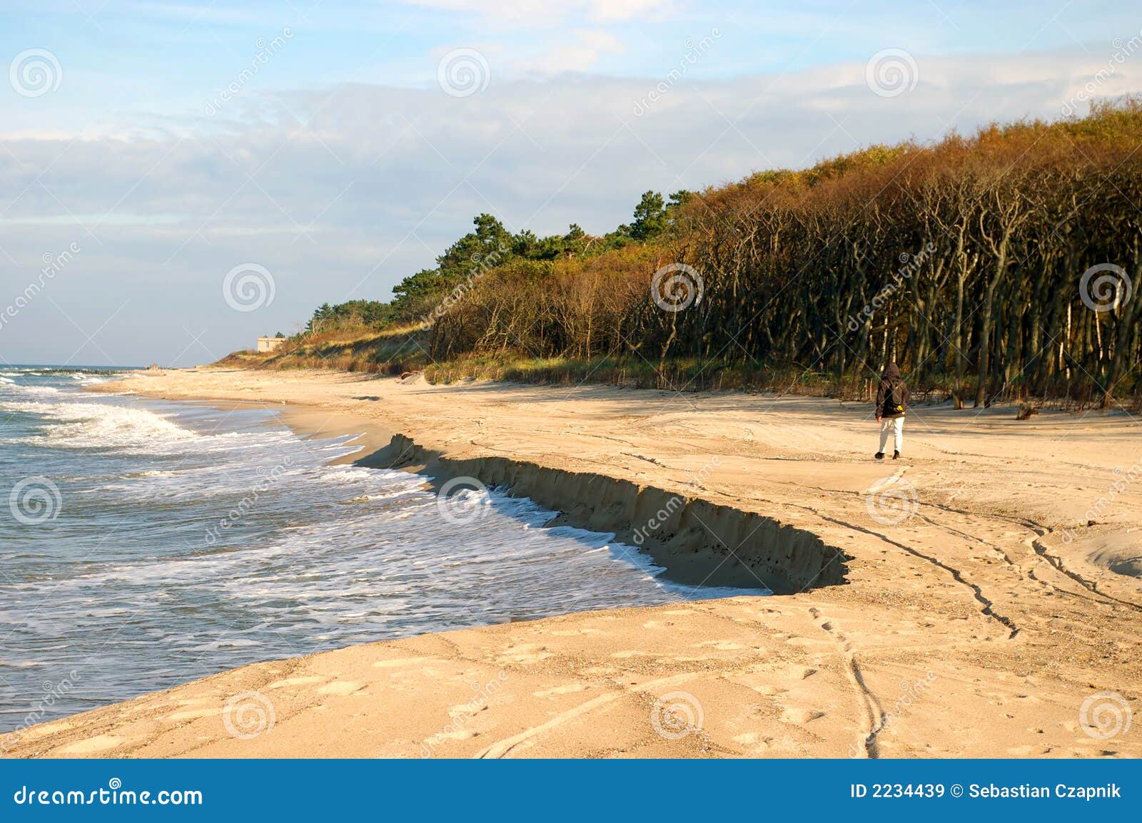 De gang van het strand. stock afbeelding. Image of oceaan - 2234439