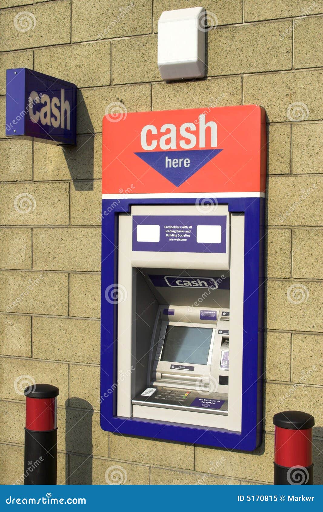De Geldautomaat van ATM stock afbeelding. Image of financieel - 5170815
