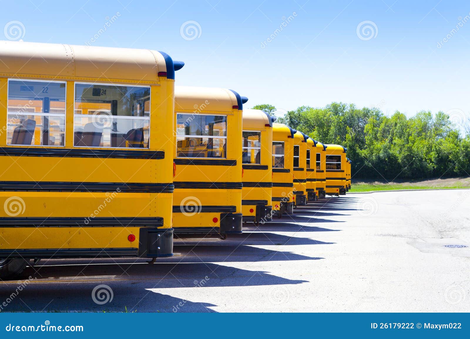 De gele Bus van de School stock foto. Image of leerling - 26179222