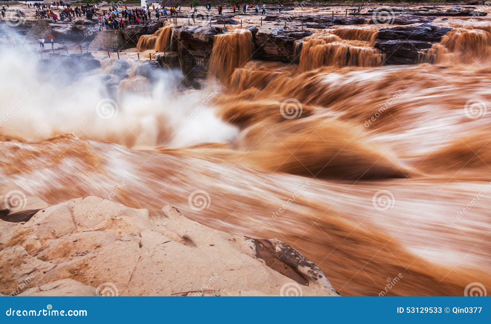 De Gele Rivier in China redactionele stock foto. Image of tweede - 53129533