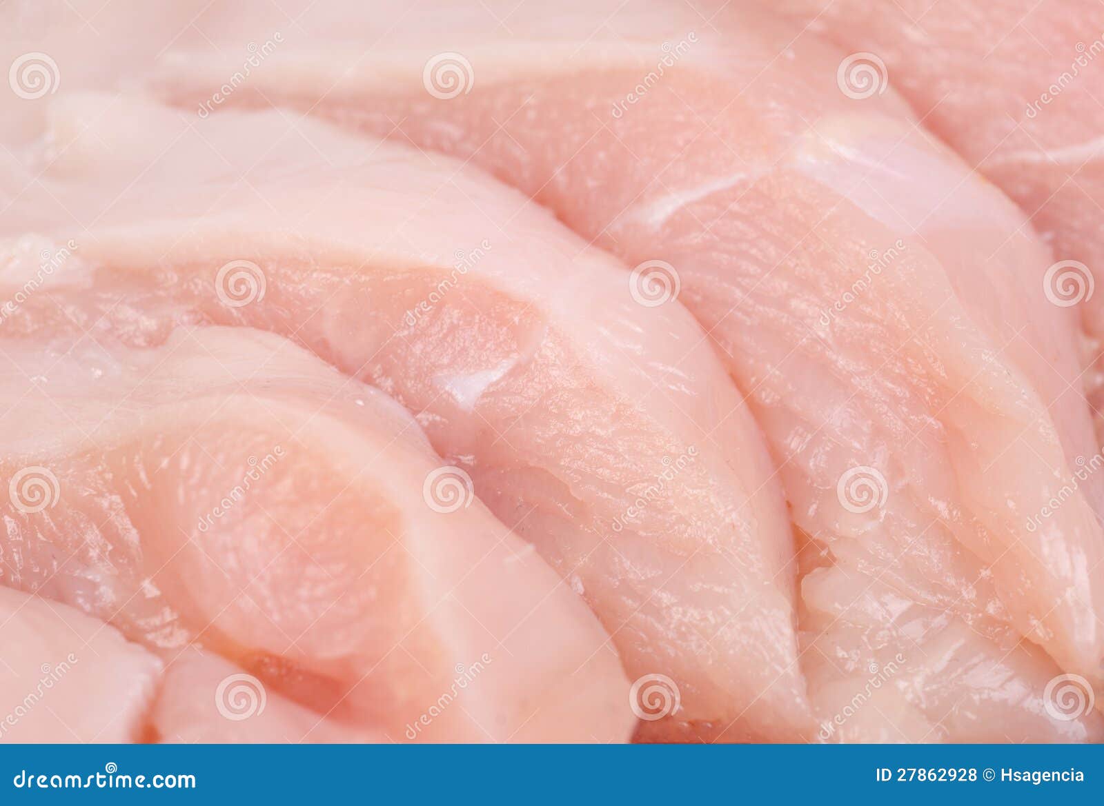 De Gesneden Close-up Van De Kip Vlees Stock Foto - Image of filet ...