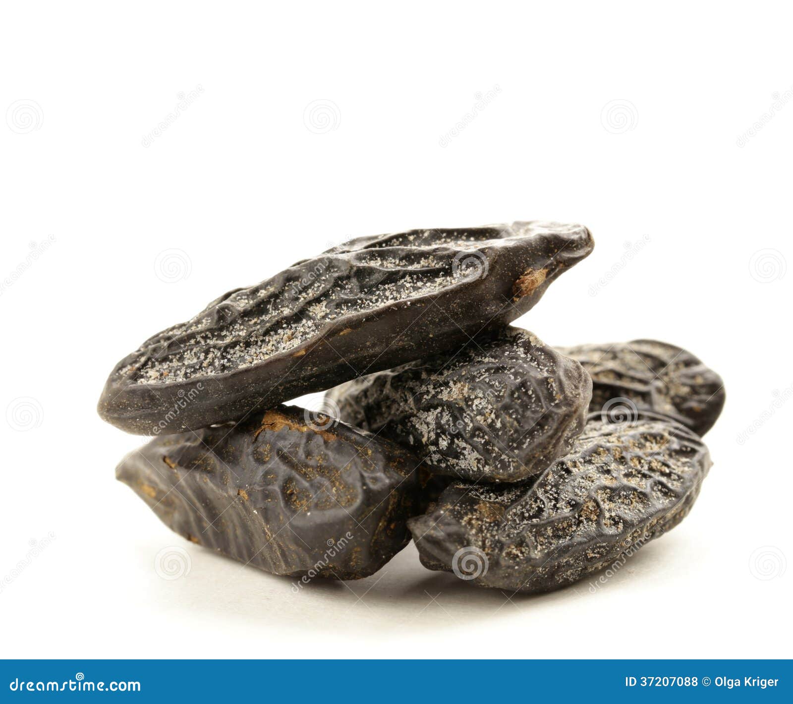 De Geurige Kruiden Van De Tonkaboon Stock Foto - Image of droog, zaad ...