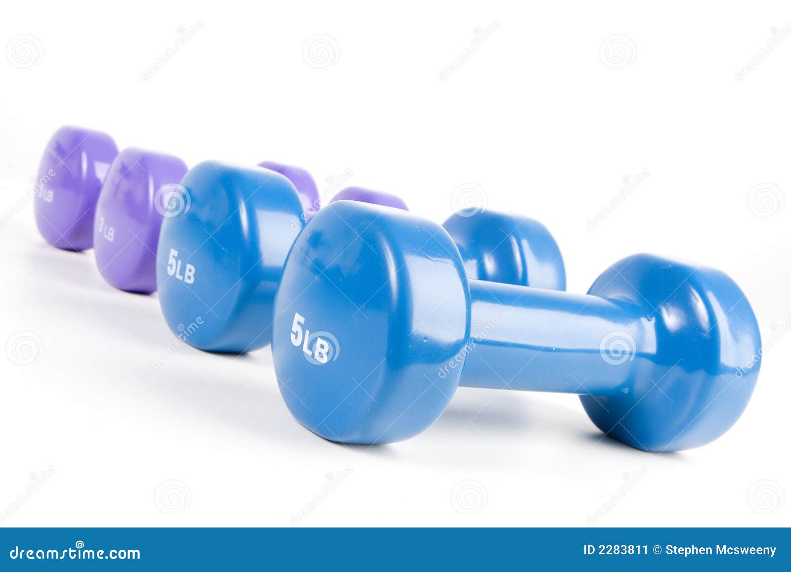 De gewichten van de hand stock afbeelding. Image of geïsoleerd - 2283811