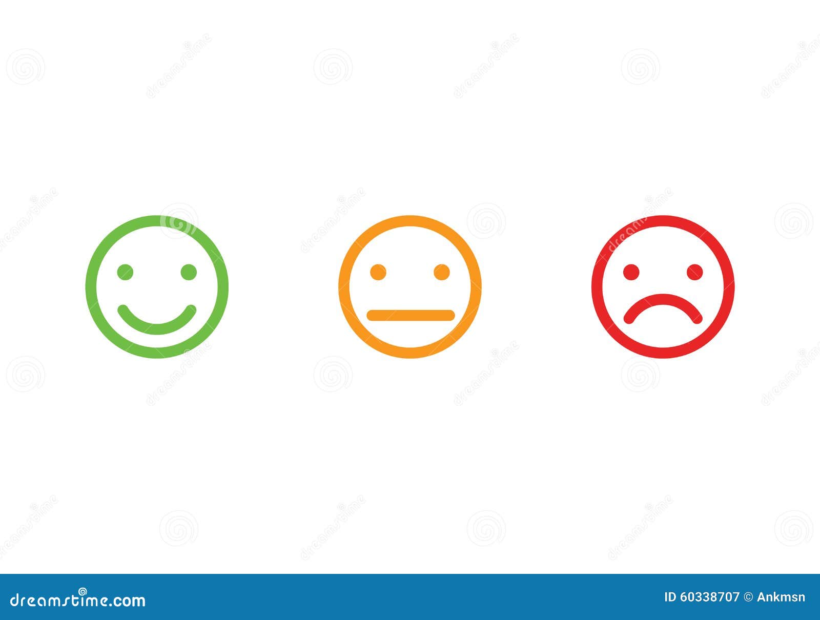 De Gezichtenpictogrammen Van Smiley Vector Illustratie - Illustration ...