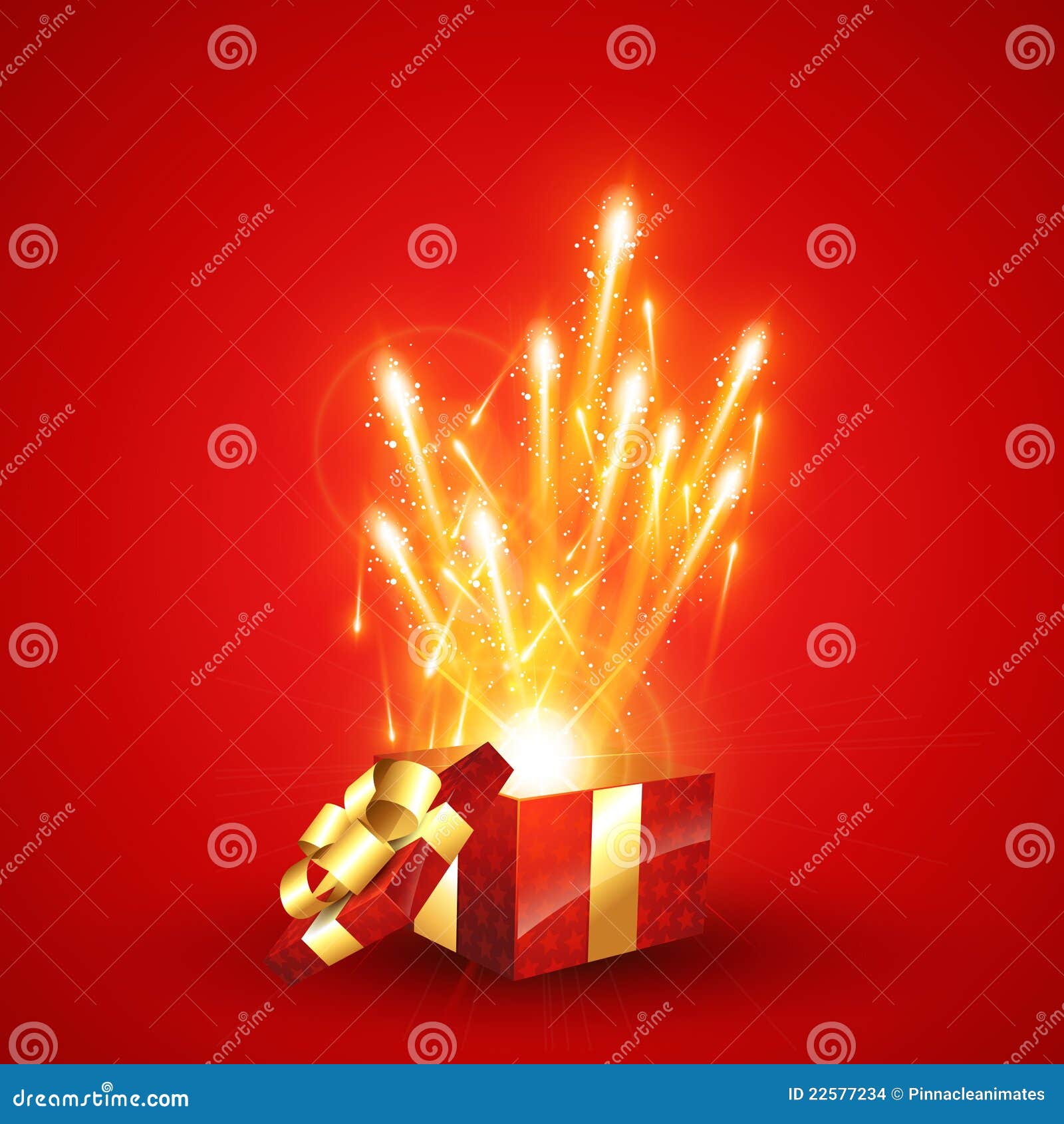 De Giftdoos Van De Verrassing Vector Illustratie - Illustration of ...