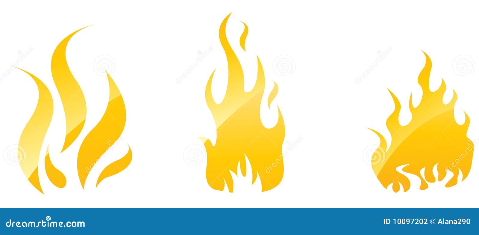 De Glanzende Pictogrammen Van De Brand Vector Illustratie ...