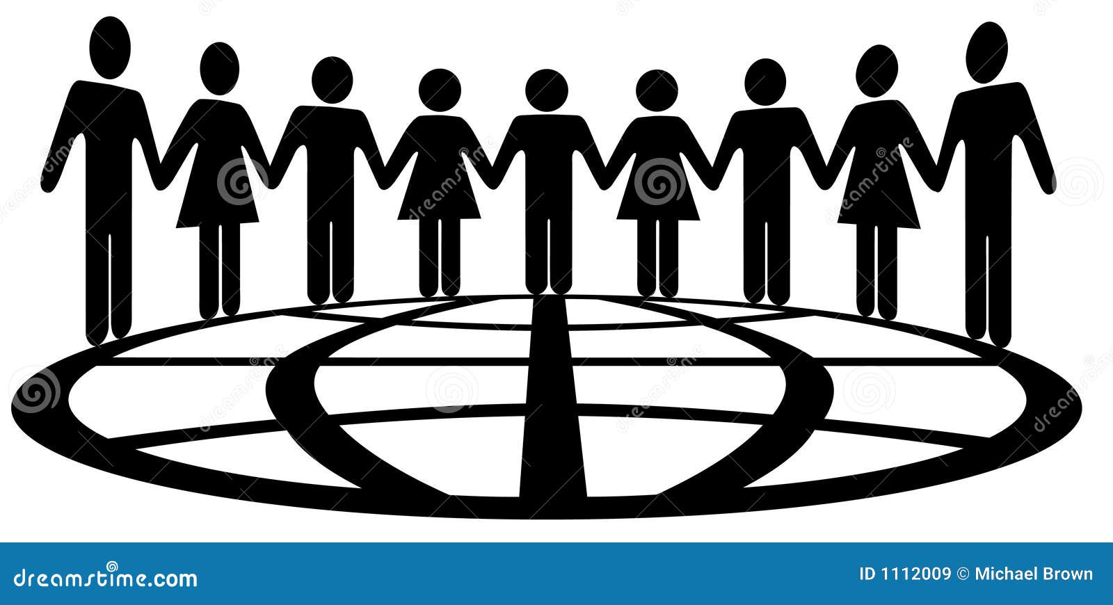 De Globale Mensen Van Het Symbool Vector Illustratie - Illustration of ...