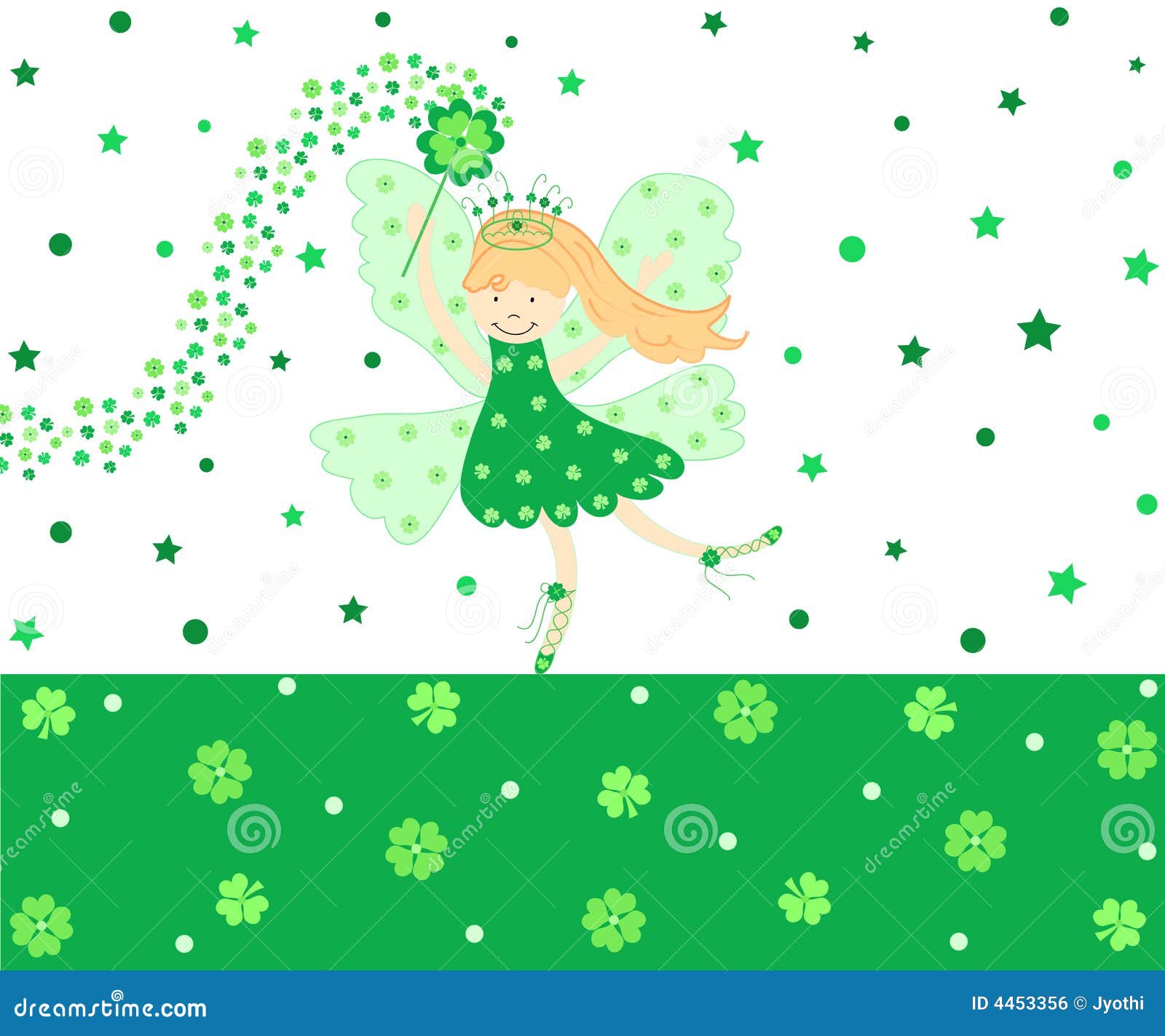 De goede Fee van het Geluk stock illustratie. Illustration of engel ...