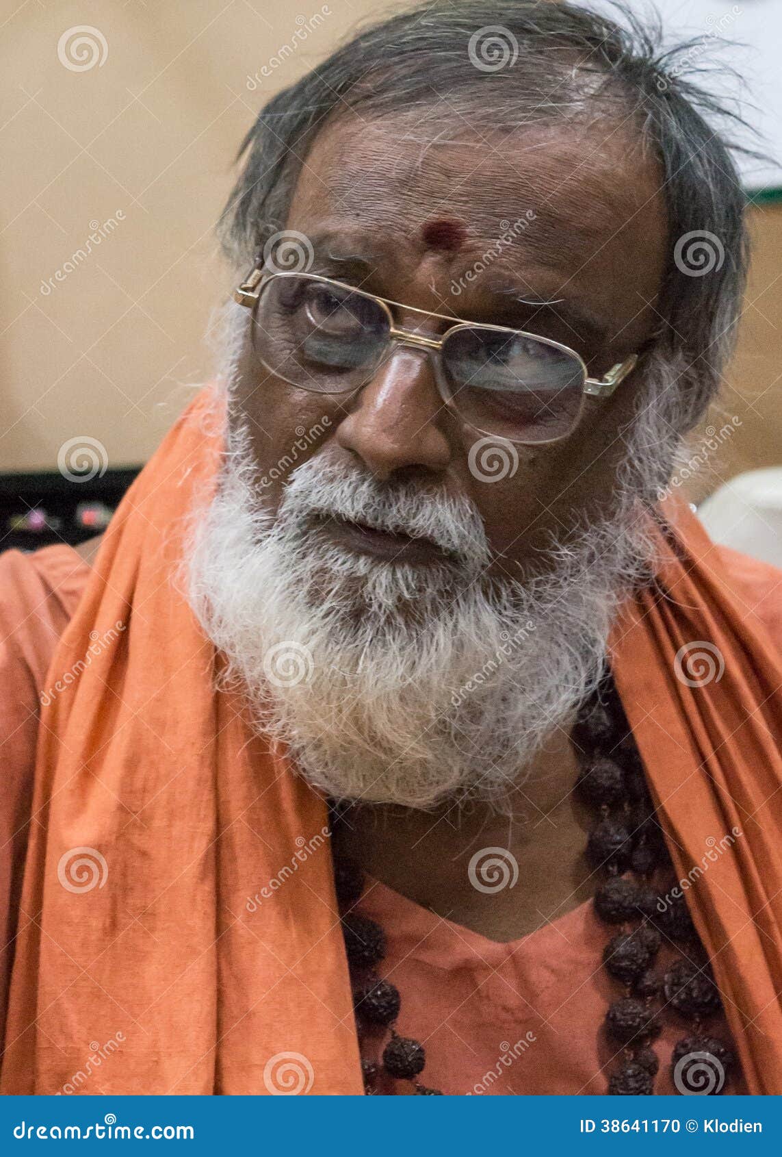 De Goeroe En De Leraar Swami Ramanananda. Redactionele Afbeelding ...