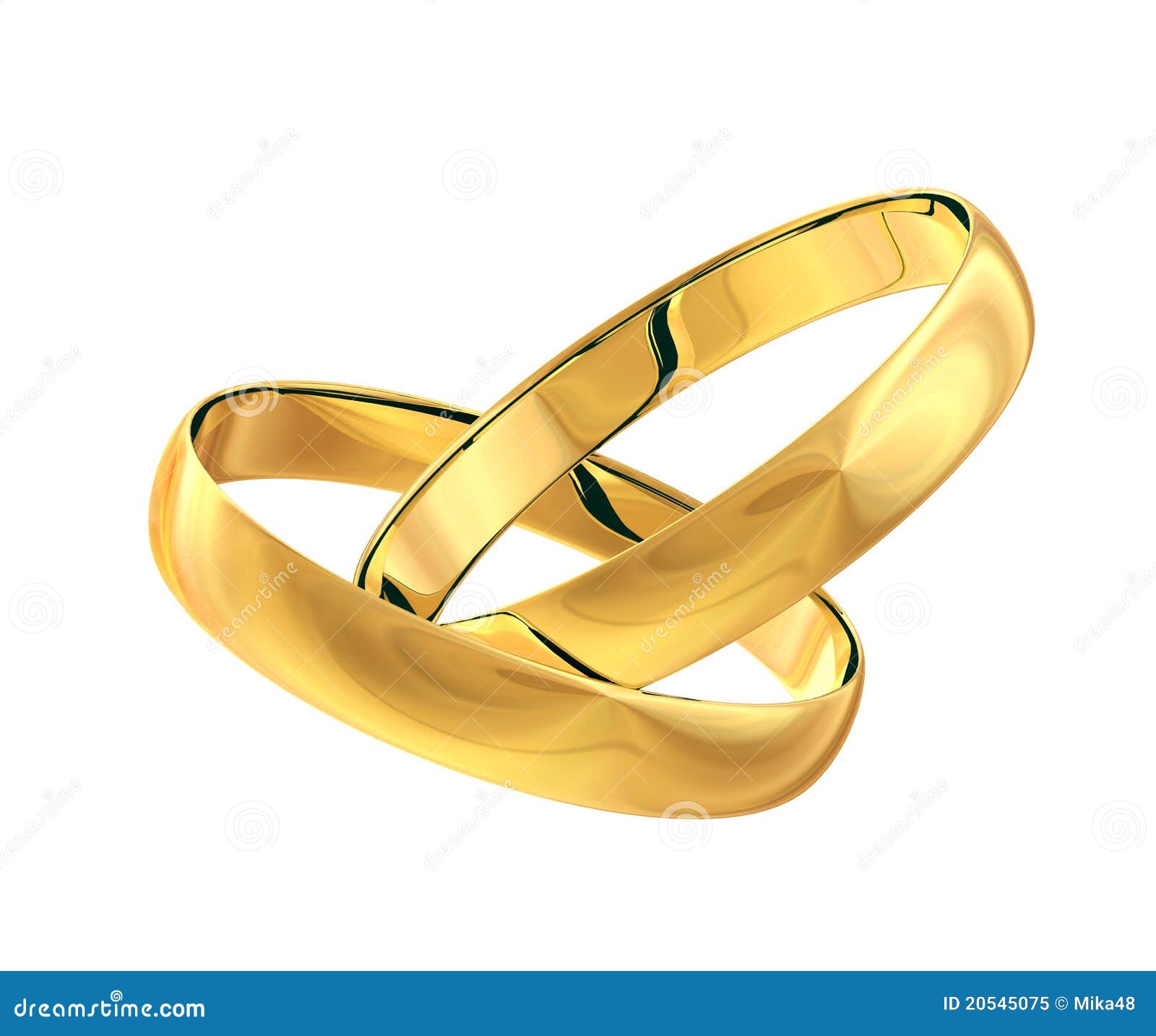 De Gouden Ringen Van Het Huwelijk Stock Illustratie - Illustration of ...