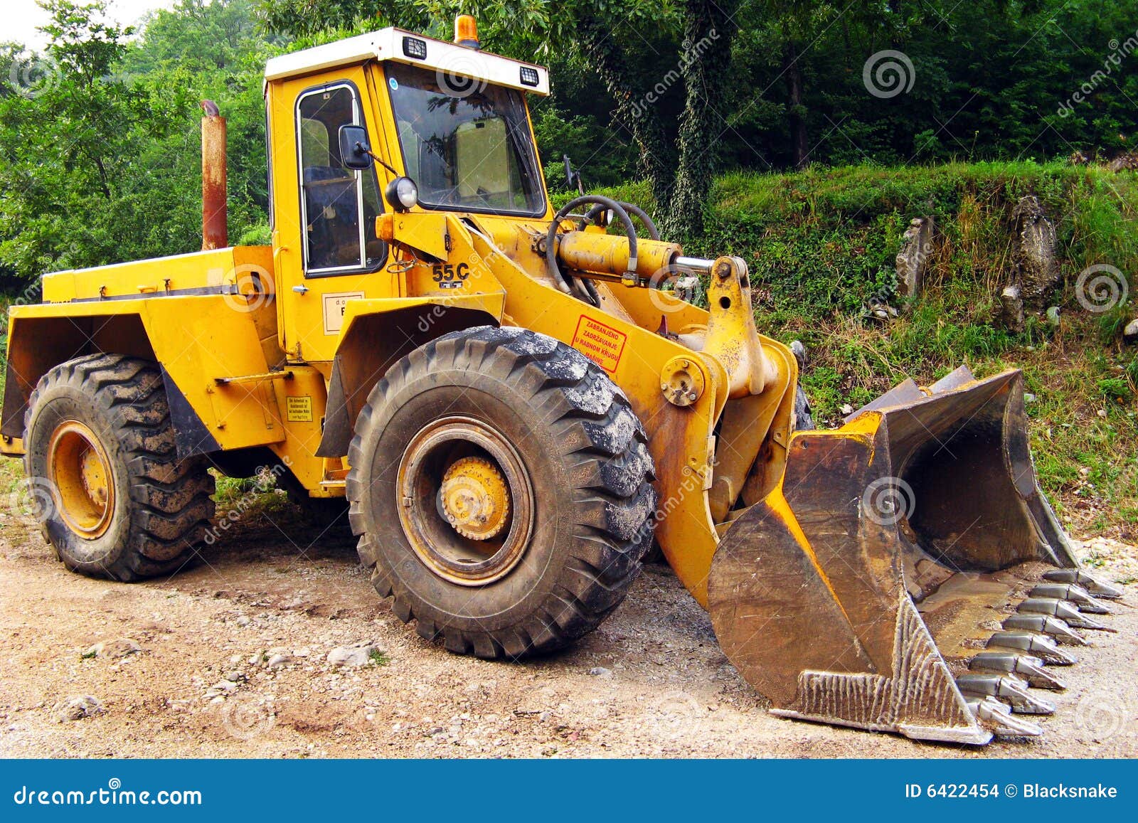 De Graafmachine Van De Techniek Stock Foto - Image of schop, techniek ...