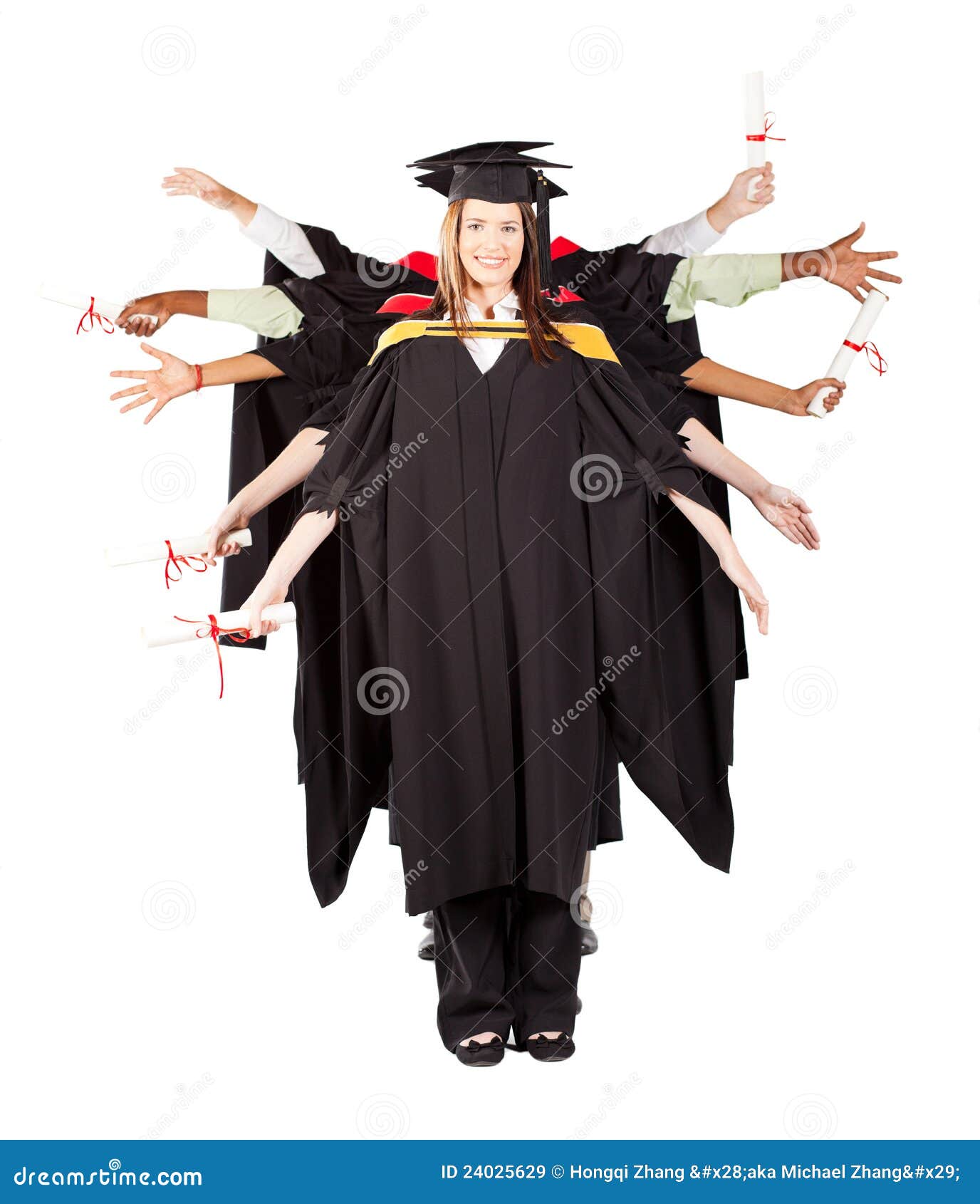 De graduatie van de pret stock afbeelding. Image of arts - 24025629