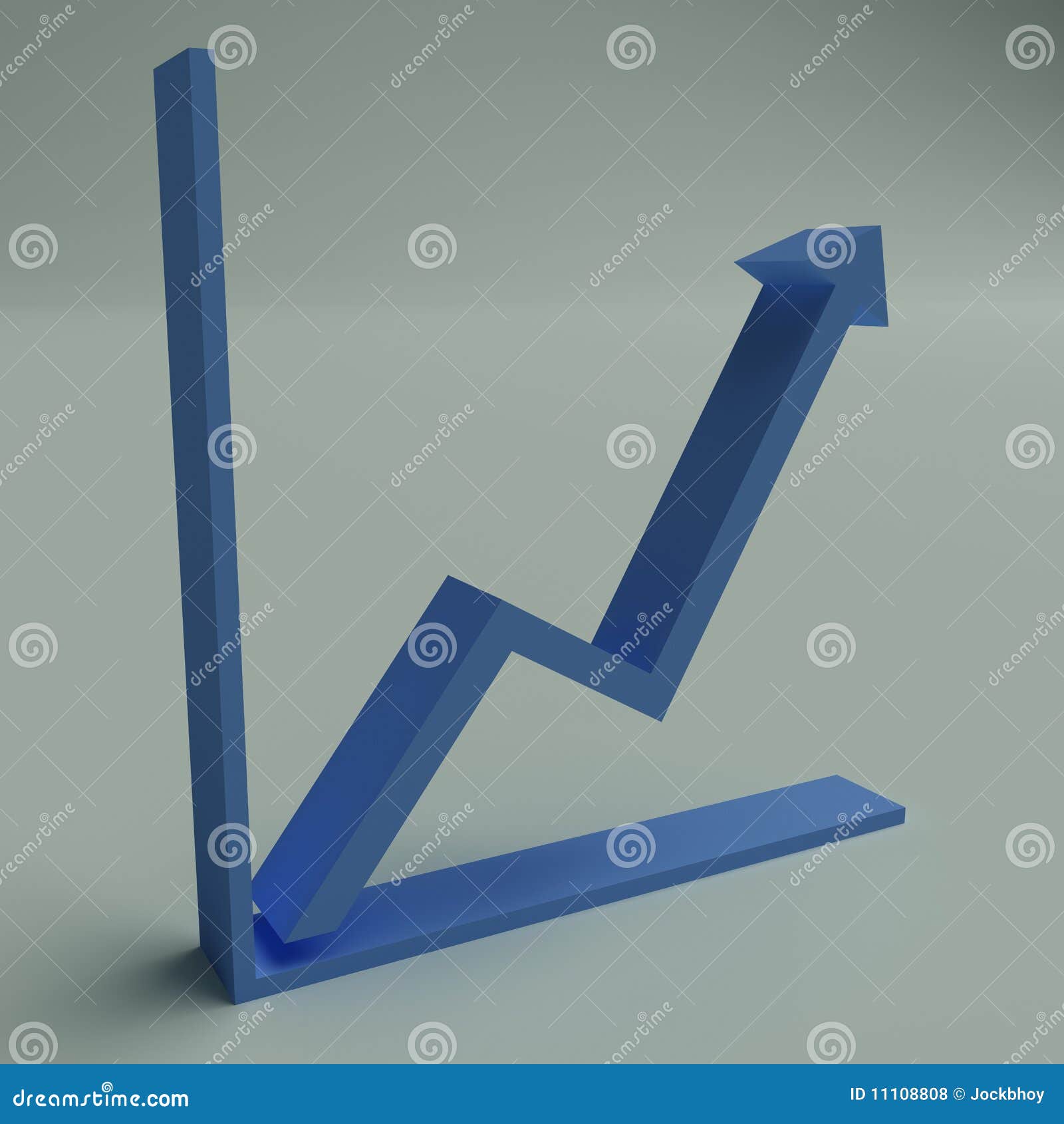 De Grafiek van de stijging stock illustratie. Illustration of succes ...