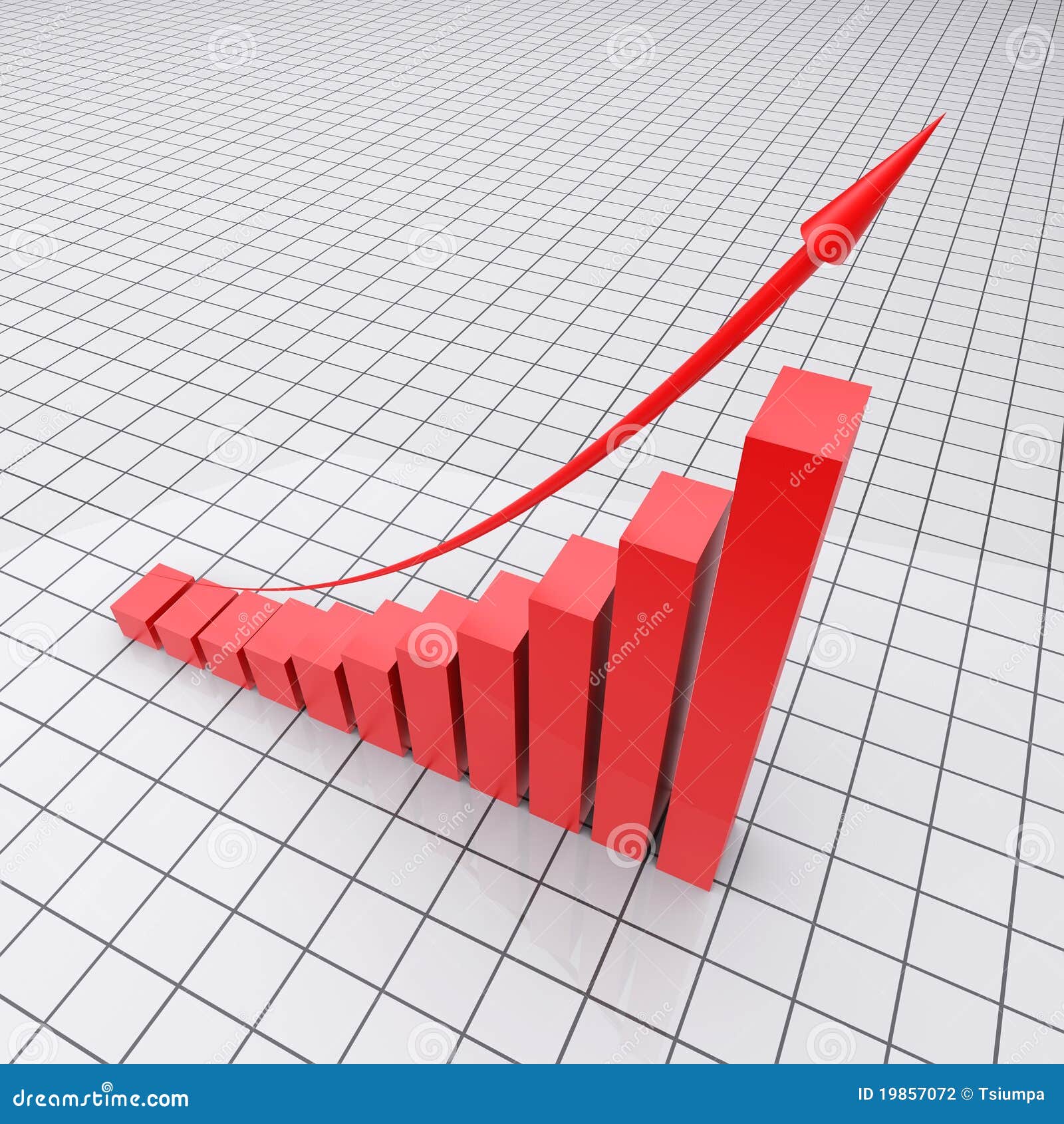 De grafieken van de groei stock illustratie. Illustration of ...