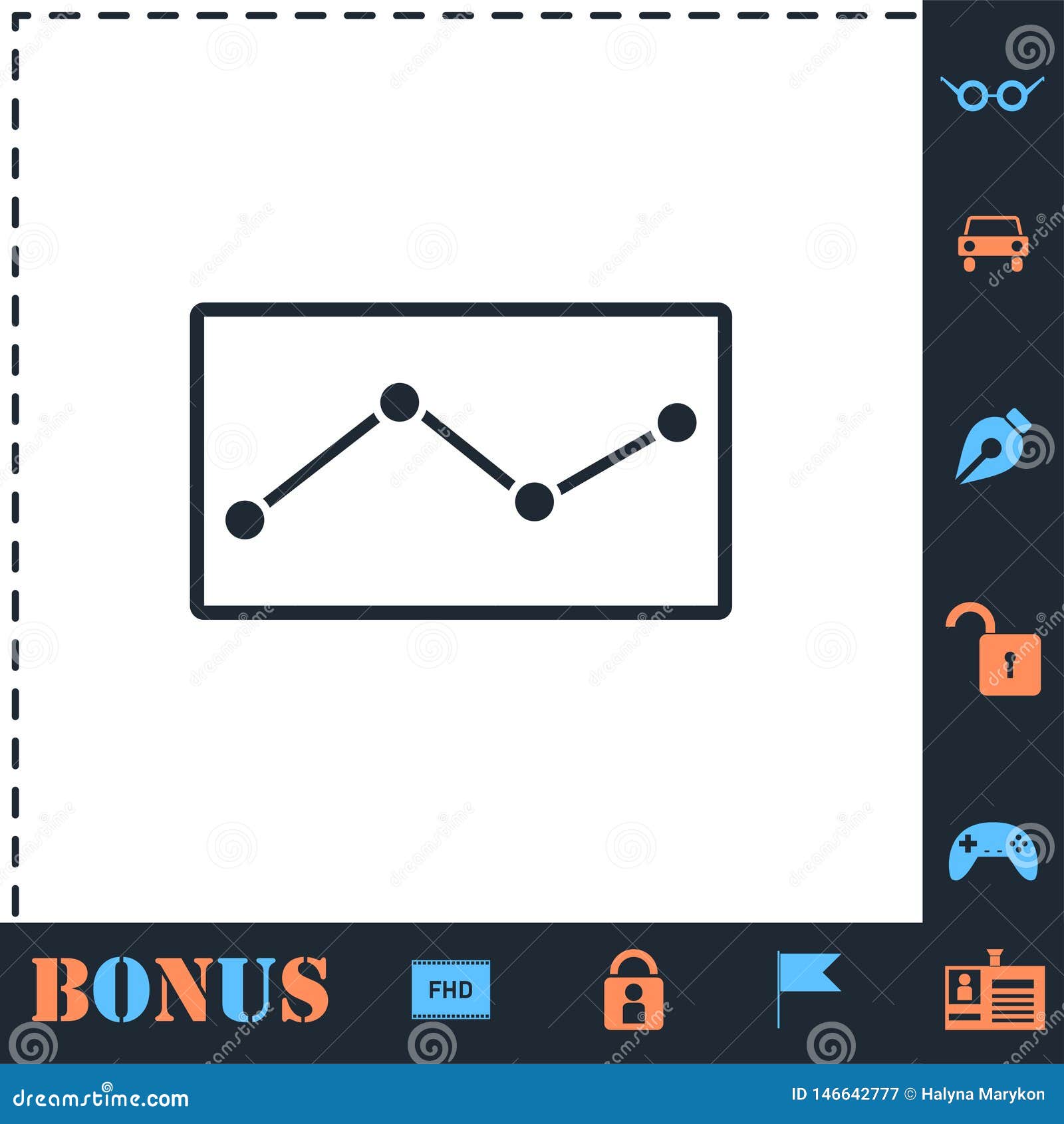 De Graphique Ic?ne Vers Le Bas Plate Illustration de Vecteur - Illustration du flèche, plat ...