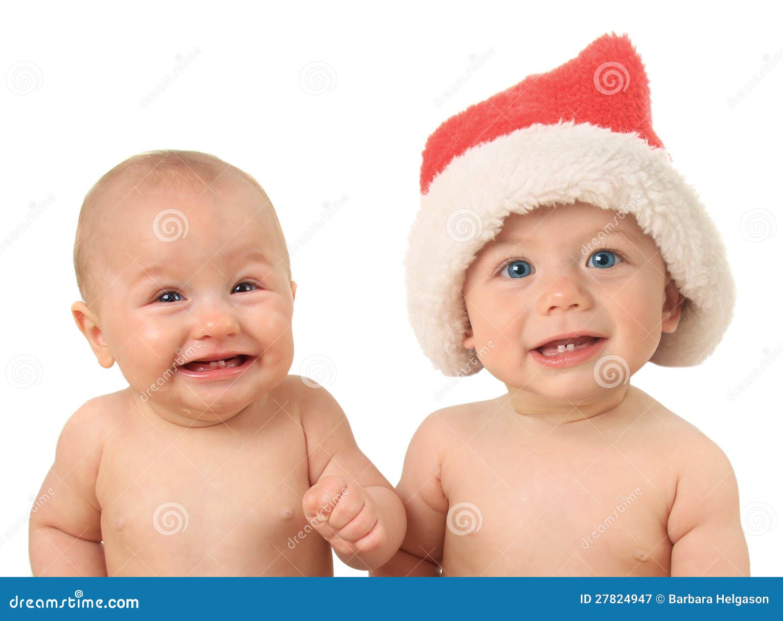 De Grappige Babys Van Kerstmis Stock Afbeelding - Image of kerstmis ...