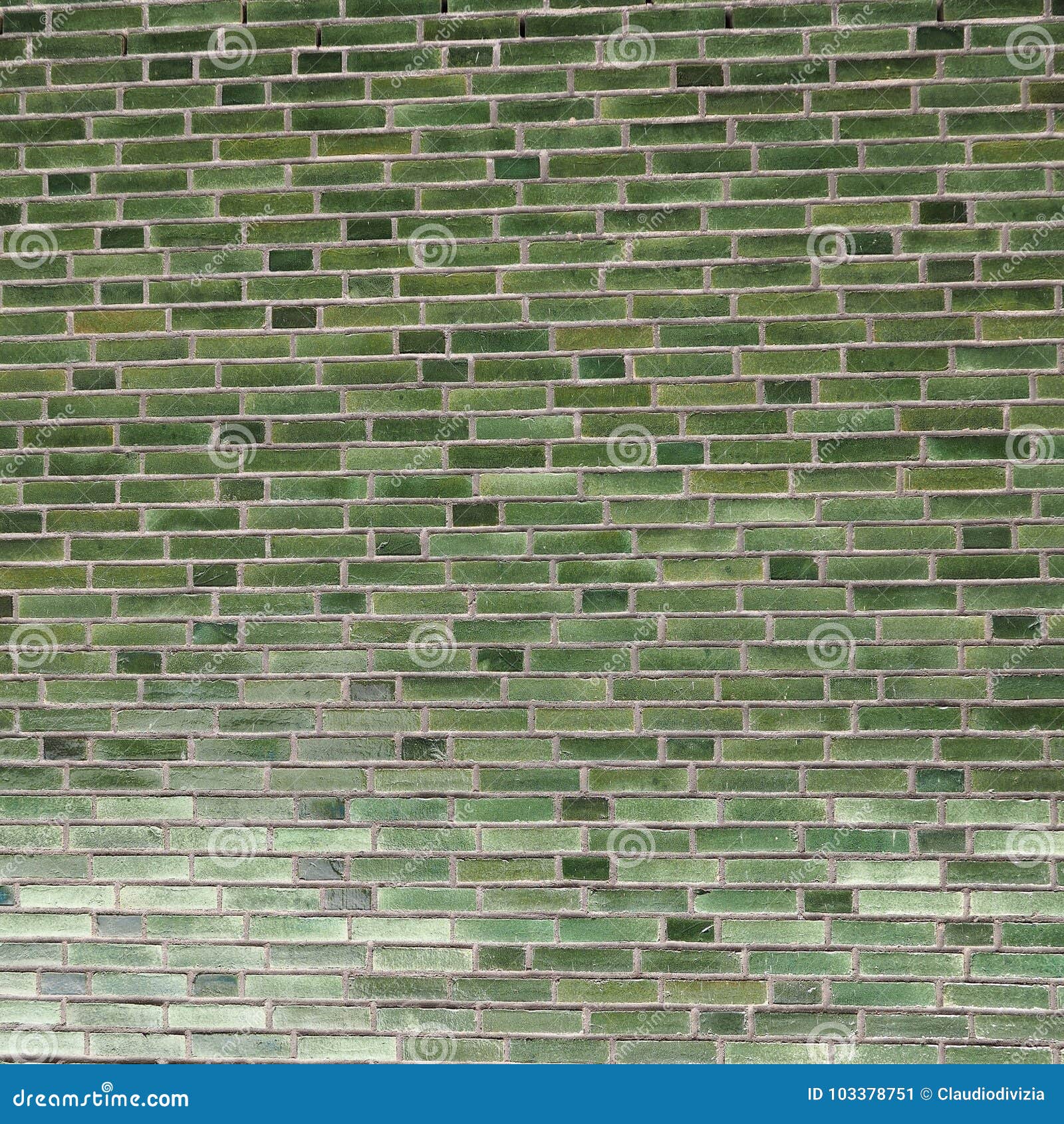 De Groene Achtergrond Van De Bakstenen Muur Stock Afbeelding - Image of ...