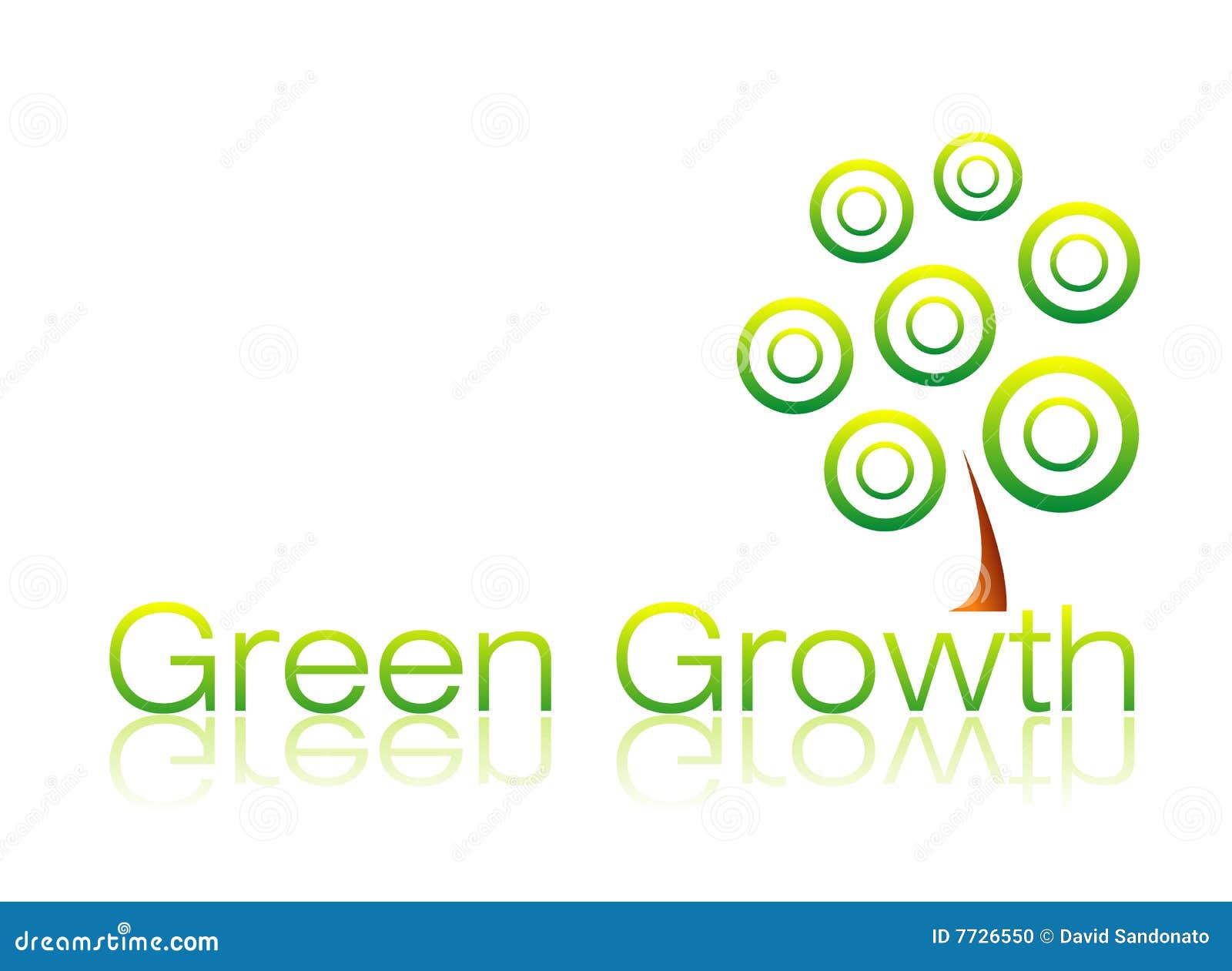 De Groene Achtergrond Van De Groei Vector Illustratie - Illustration of ...