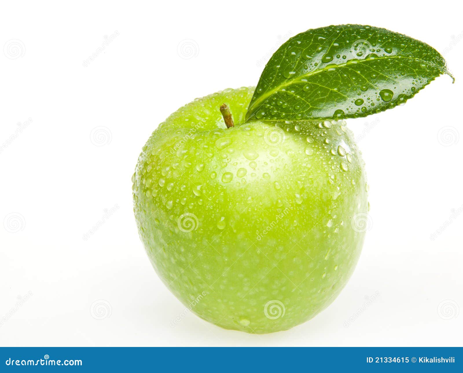 De groene appel isoleert stock afbeelding. Image of sappig - 21334615