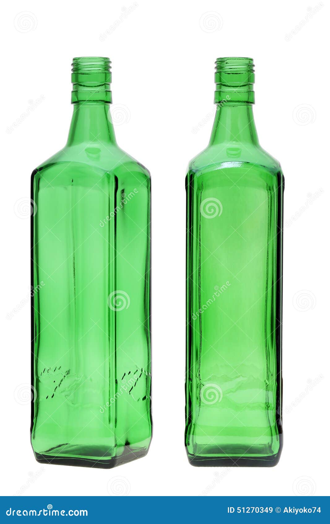 De Groene Fles Van Het Glas Stock Afbeelding - Image of knelpunt ...