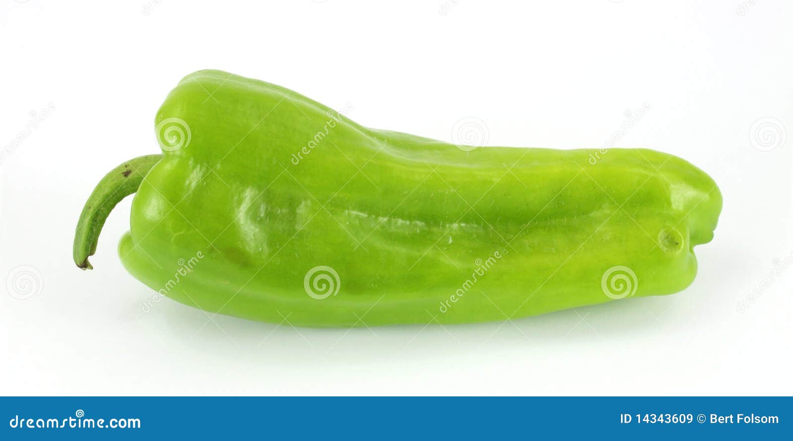 De Groene Peper Van De CubanelleSpaanse Peper Stock Afbeelding - Image ...