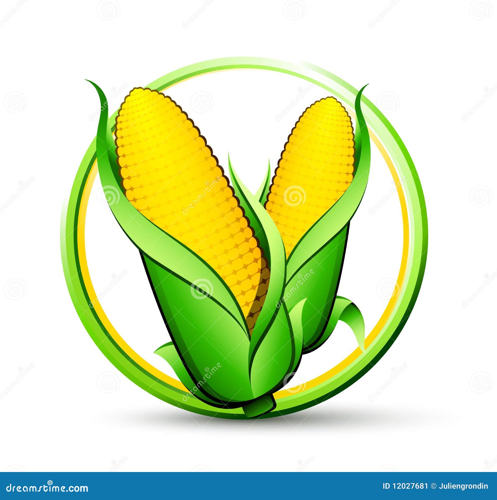 De groente van het graan vector illustratie. Illustration of groen ...