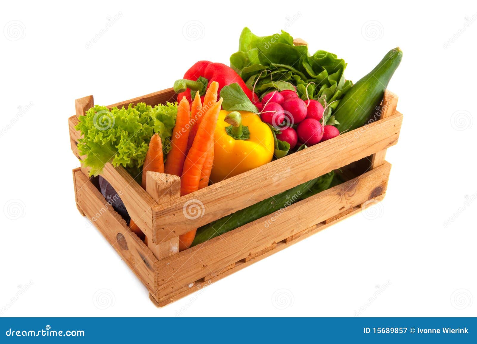 De groenten van het krat stock afbeelding. Image of kopen - 15689857