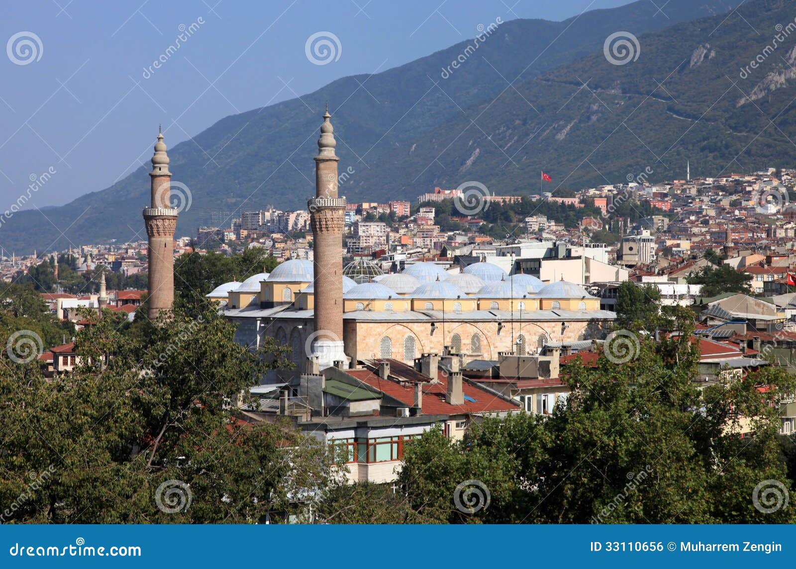 De Groot Moskee of Ulu Cami Van Slijmbeurs Stock Foto - Image of ...