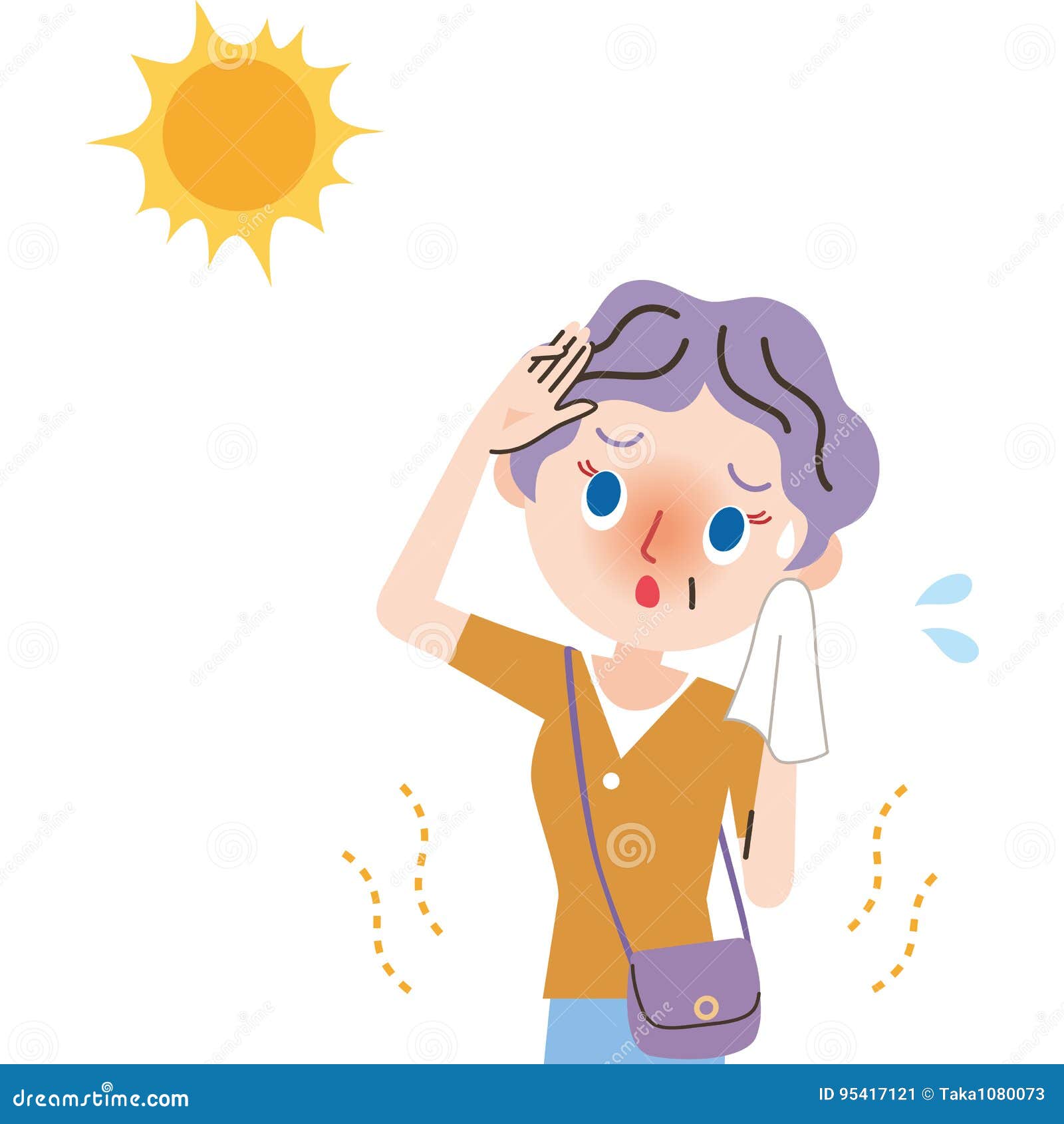 Hitte Uitputting Clipart Misselijkheid Zwart Glyph Pictogram. Zieke