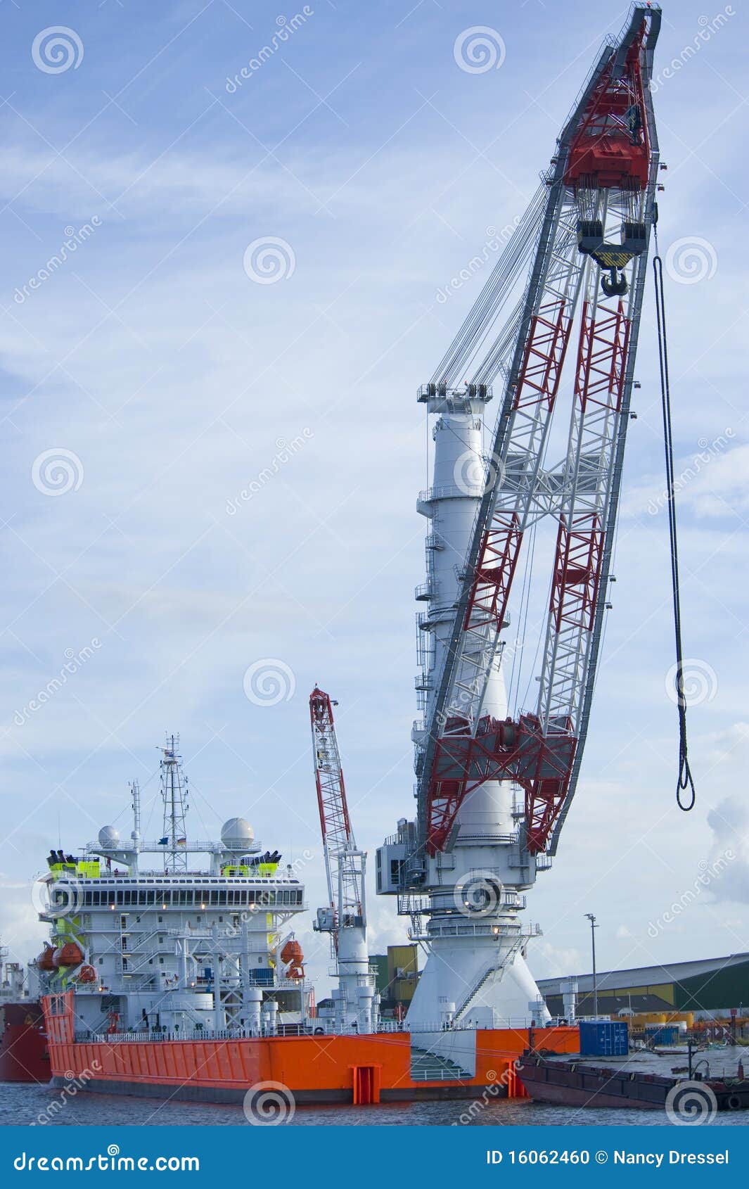 De Grootste Zware Kraan Van Werelden Stock Foto - Image of grootste ...