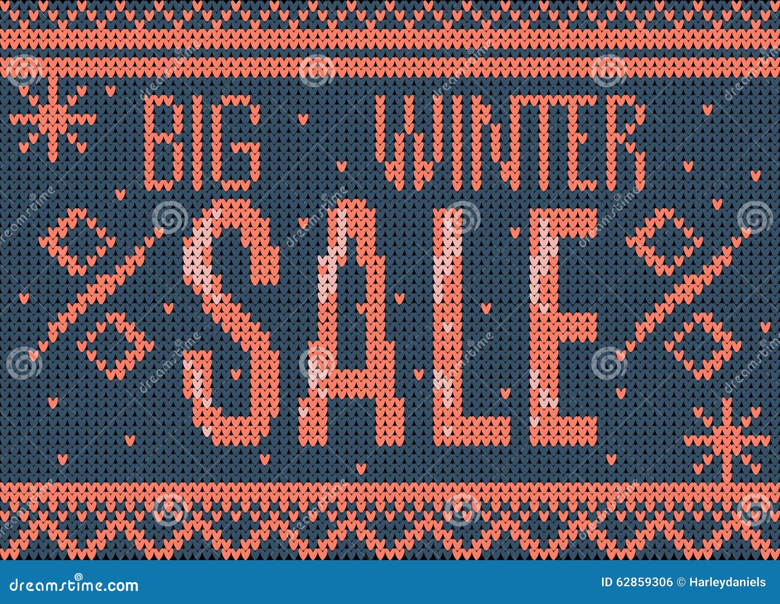 De Grote Banner Van De De Winterverkoop Vector Illustratie ...