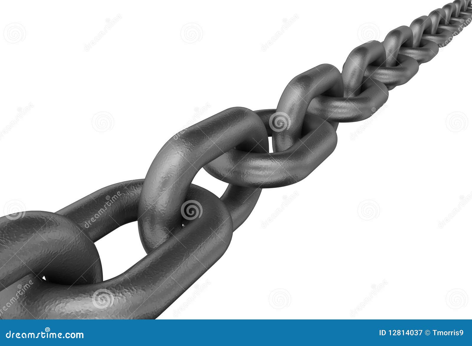 De Grote Ketting Van Het Staal Stock Illustratie - Illustration of goed ...