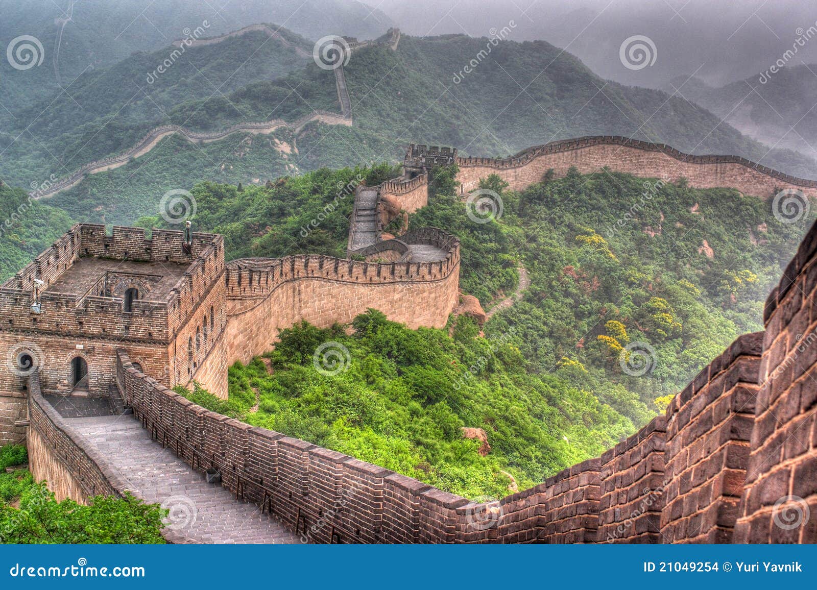 De grote Muur van China stock foto. Image of bescherming - 21049254