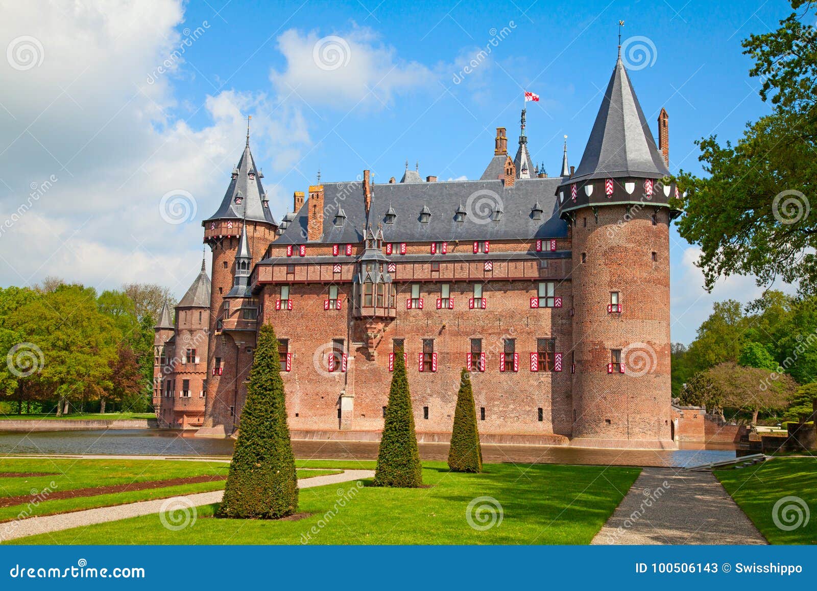 De Haar castle editorial stock photo. Image of famous - 100506143