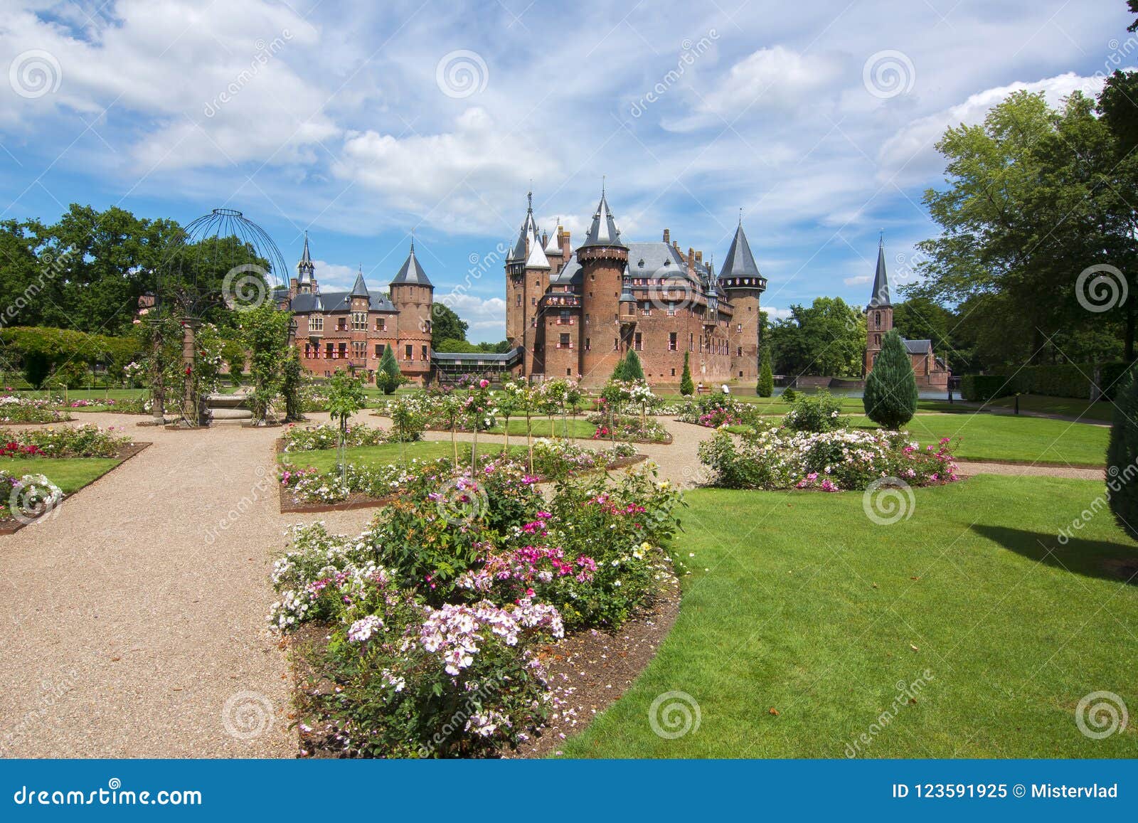 De Haar Castle Near Utrecht, Netherlands Editorial Image - Image of ...