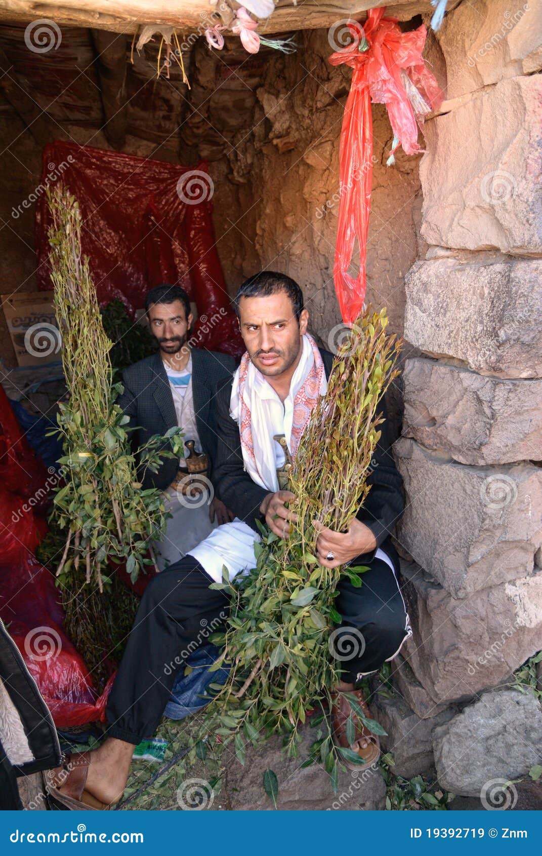 De handelaar van Khat redactionele stock afbeelding. Image of actie ...