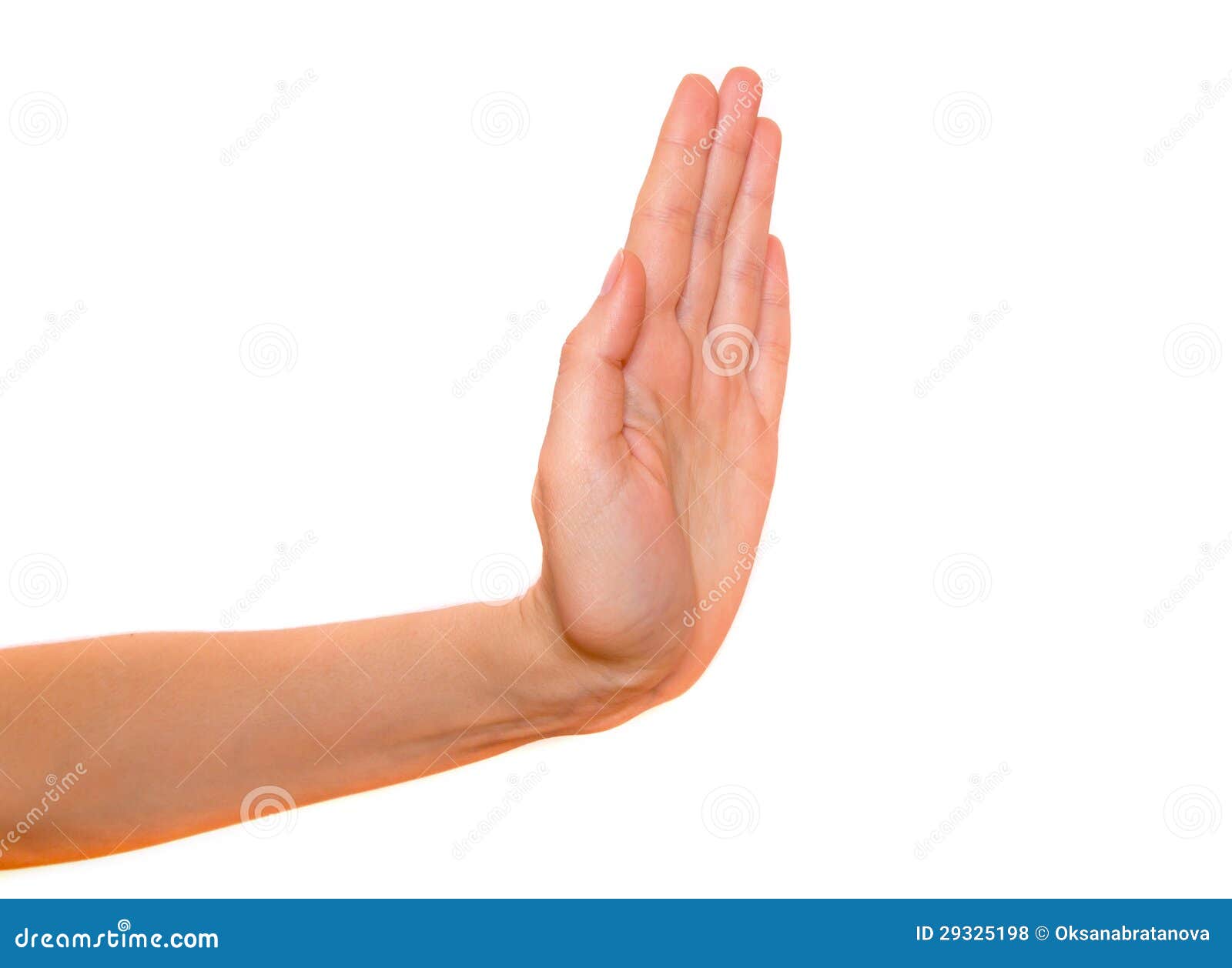 De Handgebaar Van Het Einde Stock Foto - Image of hulp, weigering: 29325198