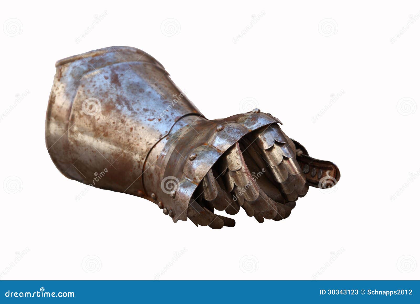 De Handschoen Van De Ridder Stock Afbeelding - Image of middeleeuws ...