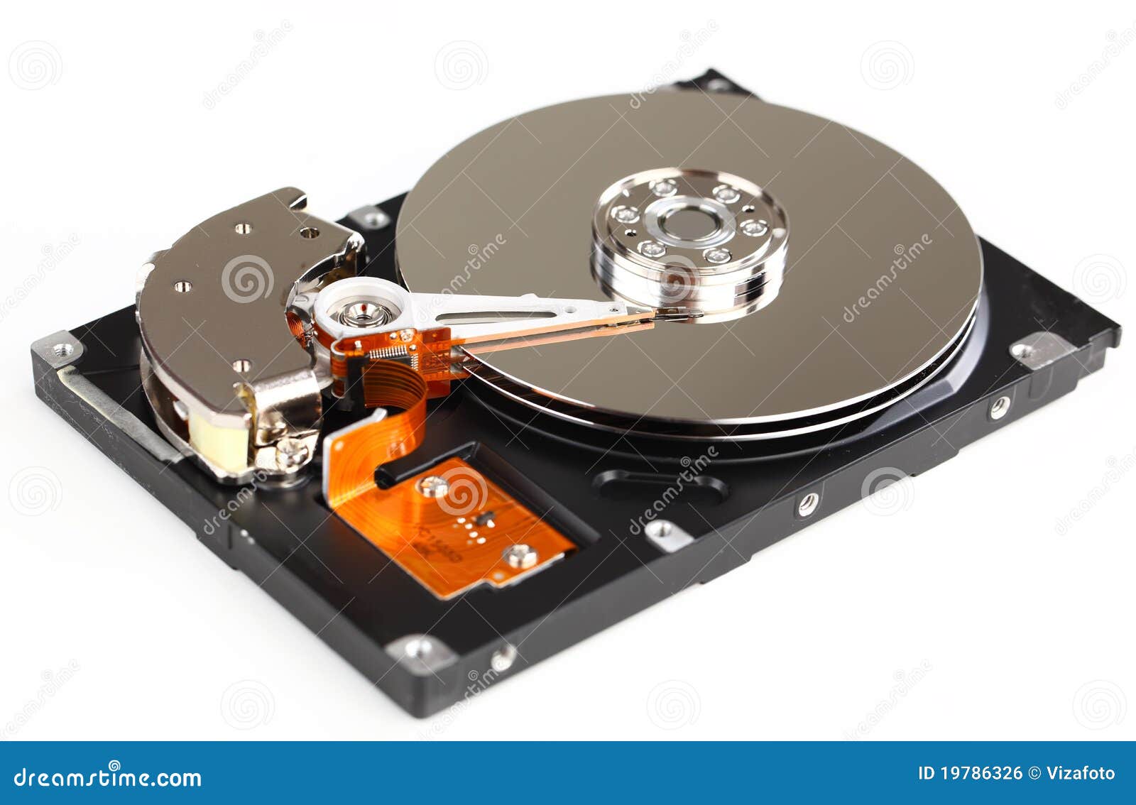 De Harde Schijf Van De Computer Stock Foto - Image of onderdeel, media ...