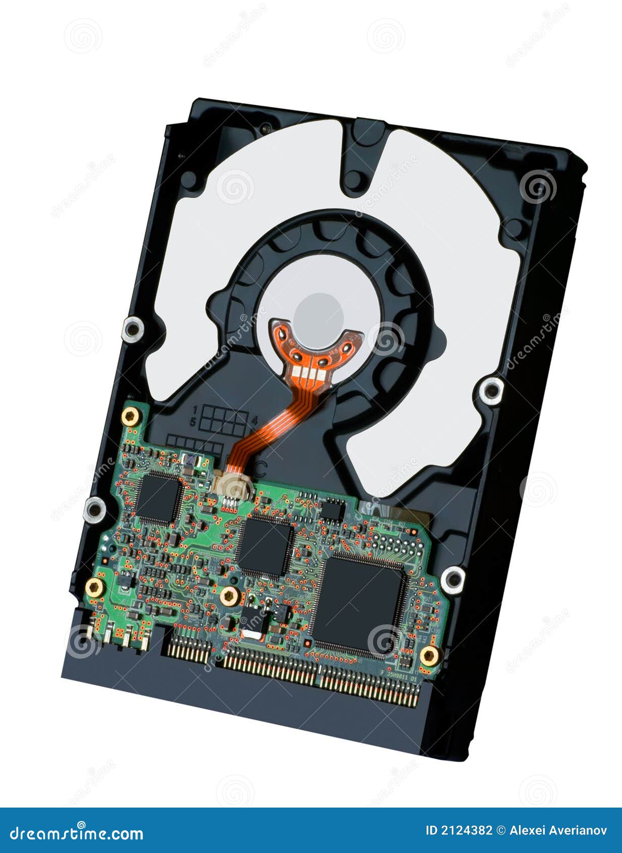 De Harde Schijf Van De Computer Stock Foto - Image of apparaat, open ...