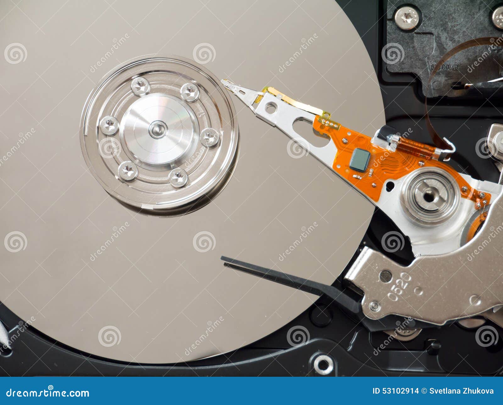 De Harde Schijf Van De Computer Stock Foto - Image of dossier, hardware ...